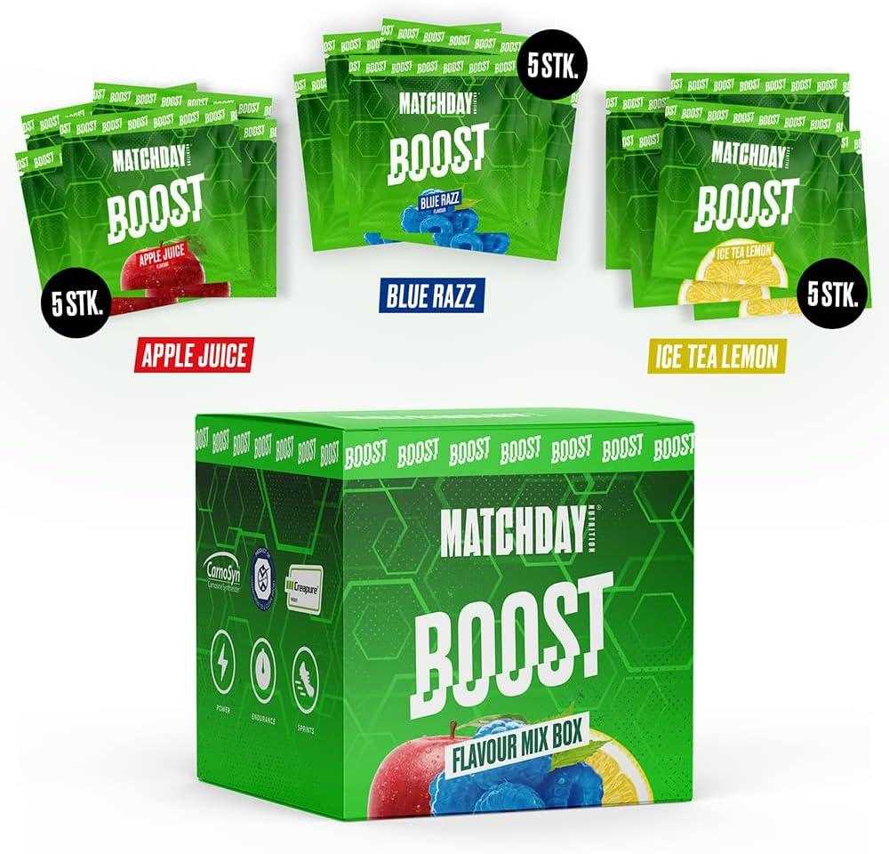 Matchday Nutrition Boost Mix Box Starter Pack | 3 Flavors | ATP Booster ...