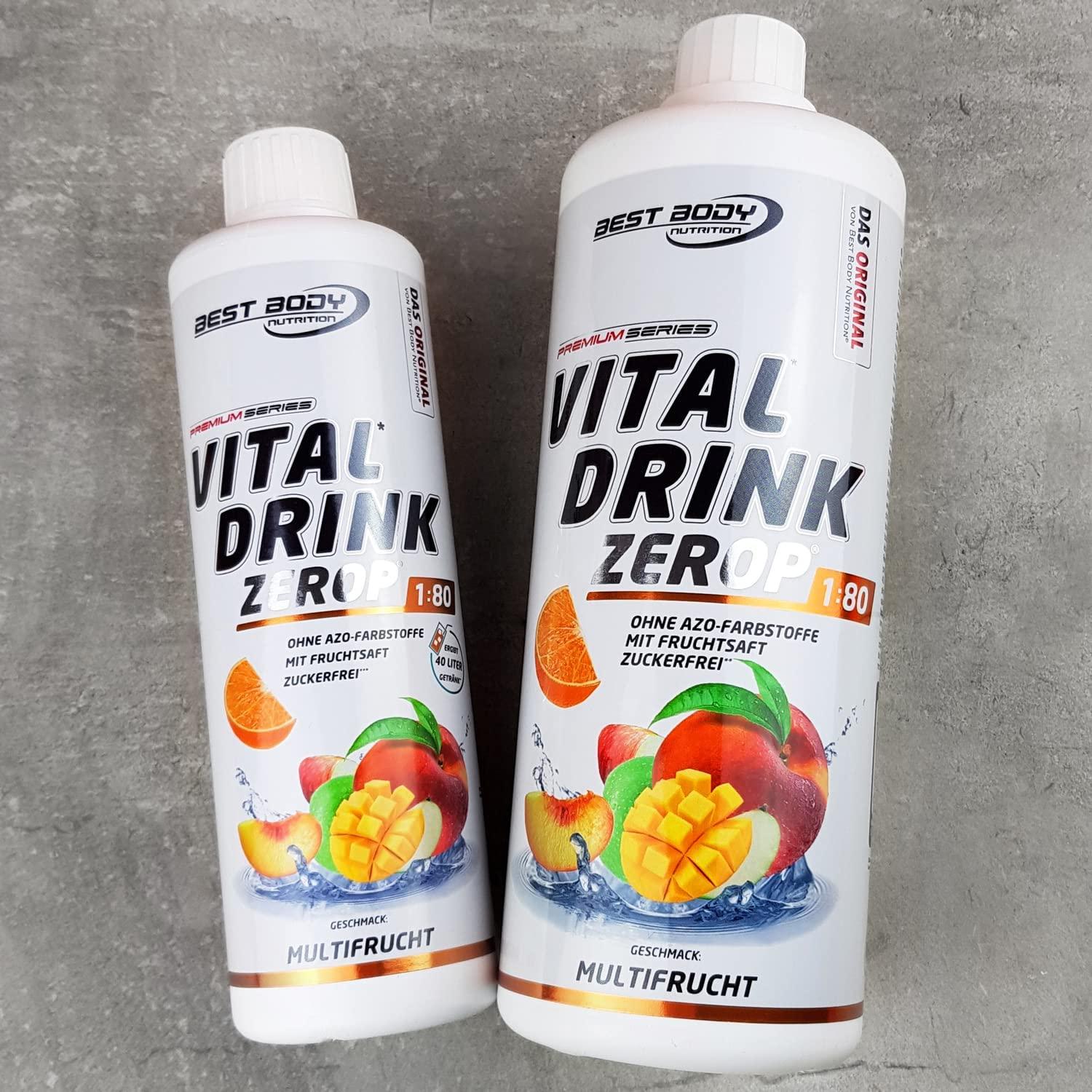 Best Body Nutrition Vital Drink Zerop - Sugar-Free Multi-Fruit Beverage ...