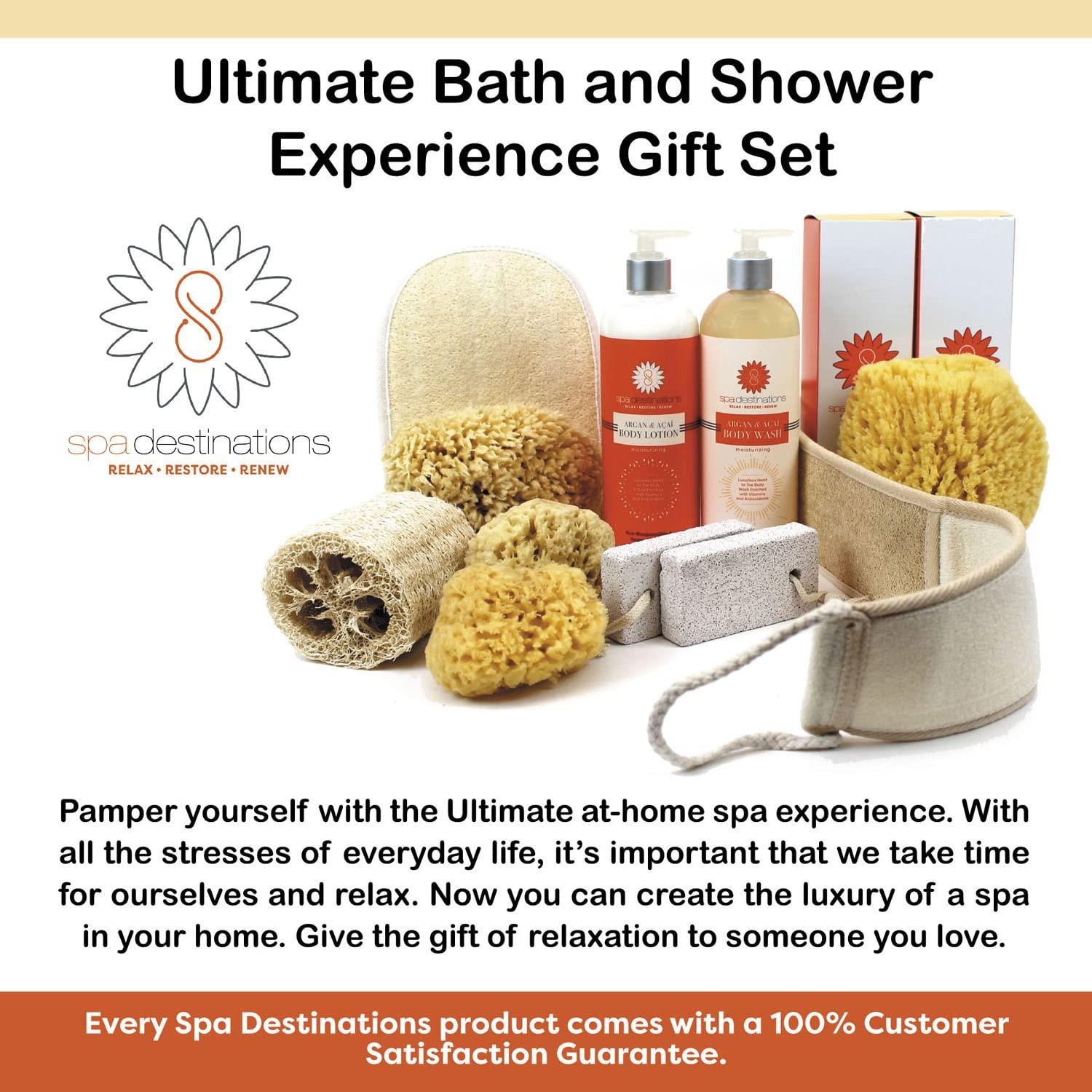 Ultimate Spa Gift Set for Women - 11-Piece Tropical Scent Bath & Shower ...