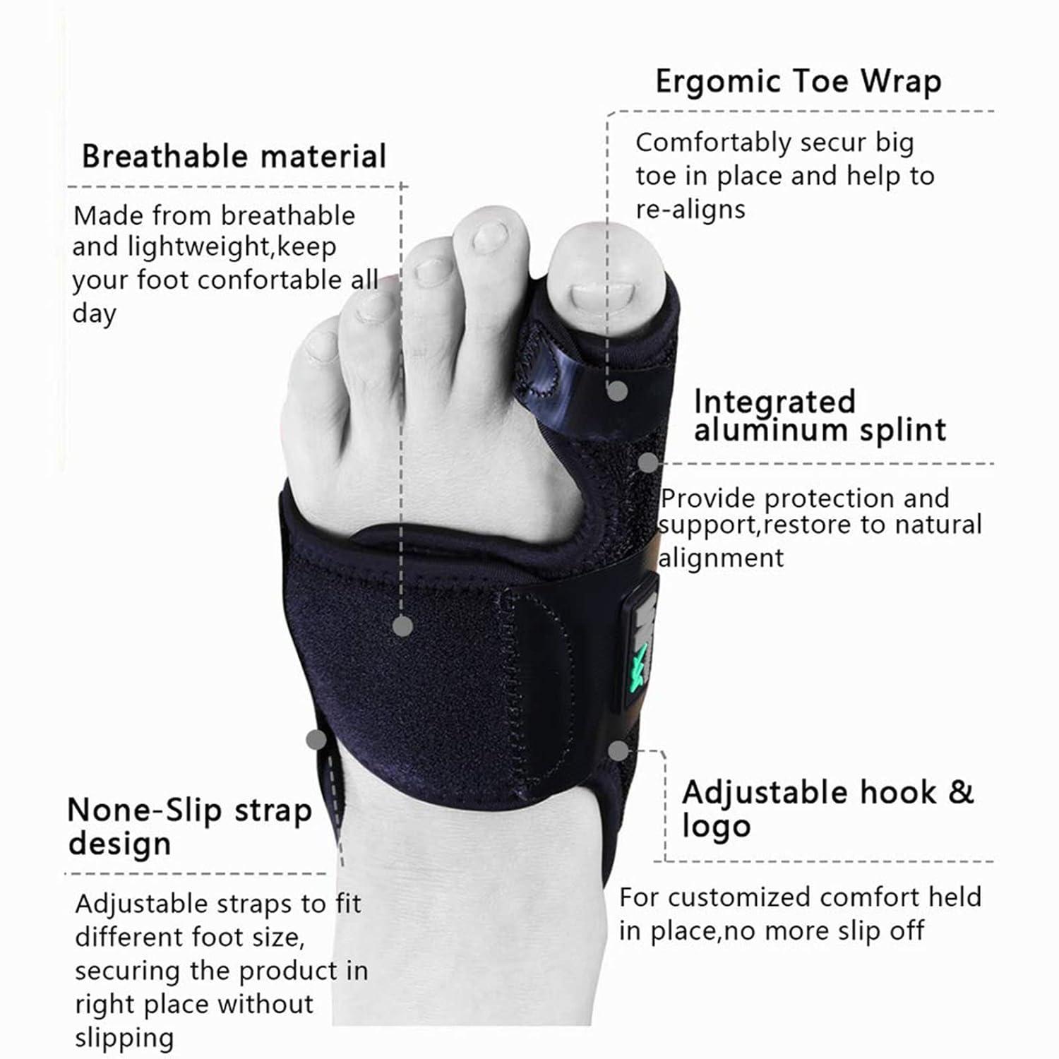 Orthopedic Hallux Valgus Correction - Smooth Bale Toe Support for Day ...