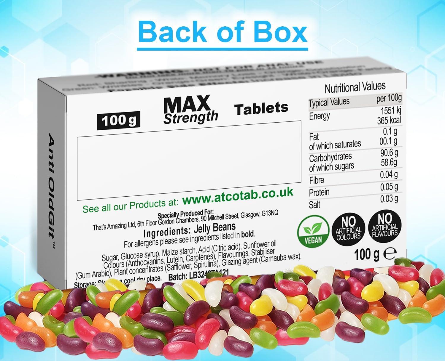 Funny Rude Joke Tablets Pill Box Prank Includes Jelly Beans Sweets ...