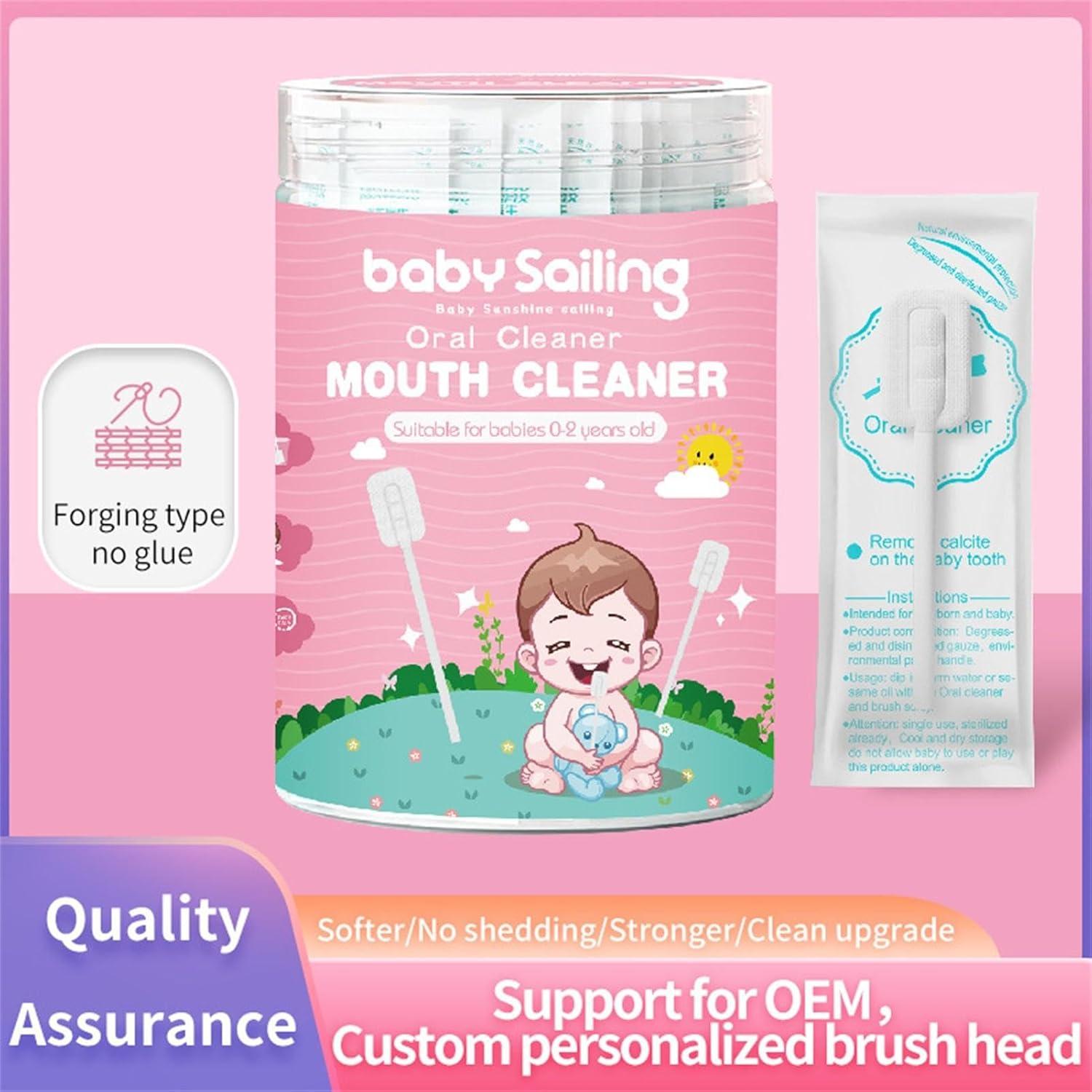Flexible Gentle Tongue Cleaner for Babies | 30 Soft Mouth Cleaning ...