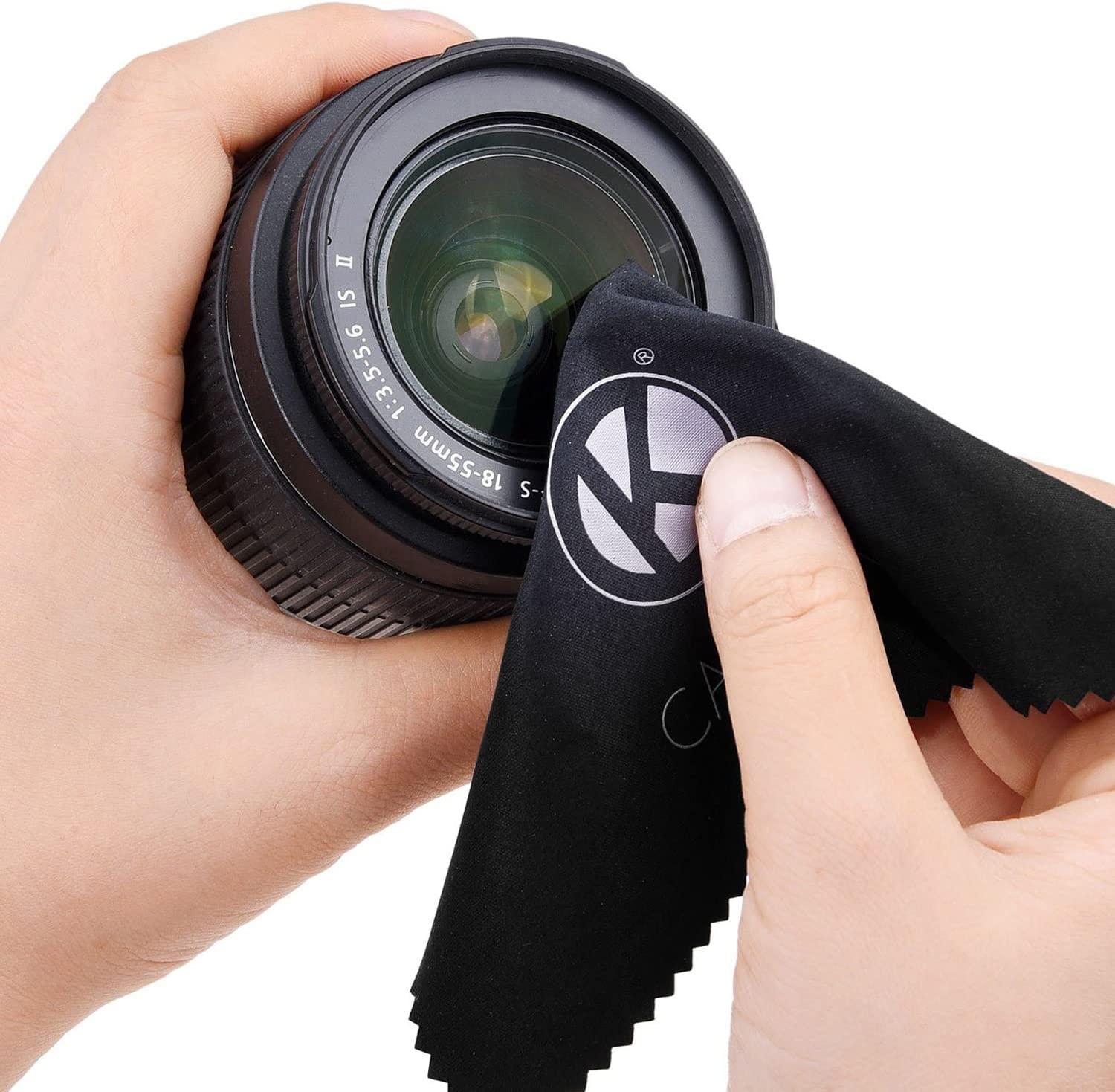 77mm Set of 2 Camera Lens Hoods and 1 Lens Cap - Rubber (Collapsible ...