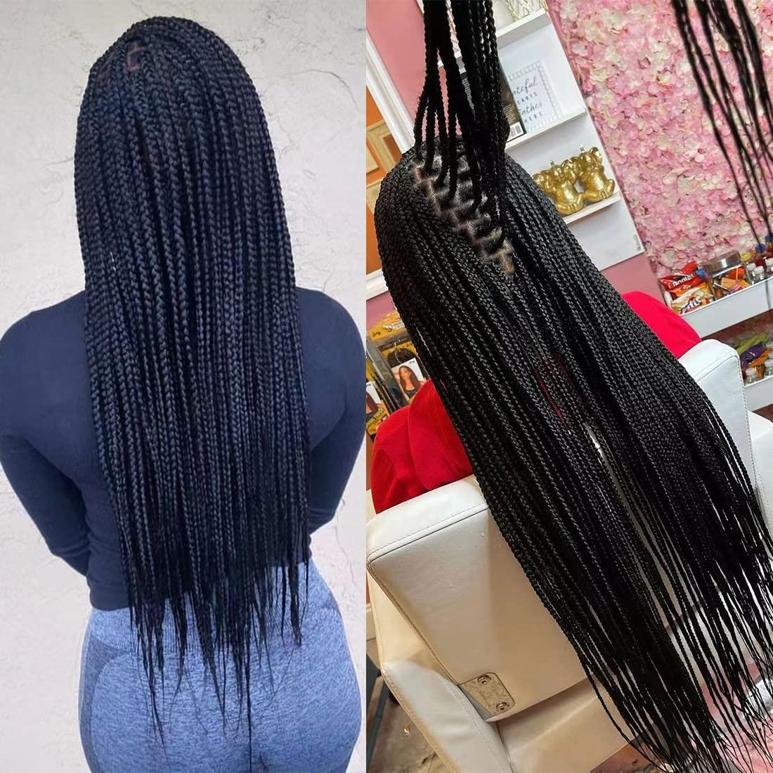 6 Packs 144 Strands 14 Inch Goddess Box Braids Crochet Hair - Pre ...