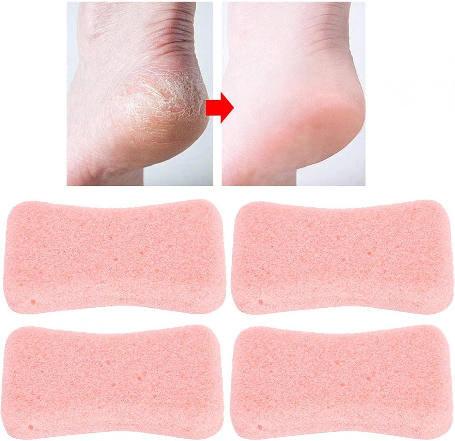 Premium Pink Pumice Stone Set - 4 Pieces for Effortless Foot Hand ...