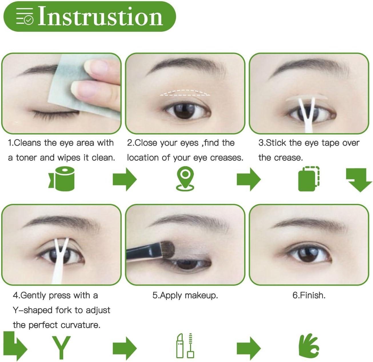 320PCS 4MM Natural Invisible Eyelid Tape Stickers - Medical-Grade Fiber ...