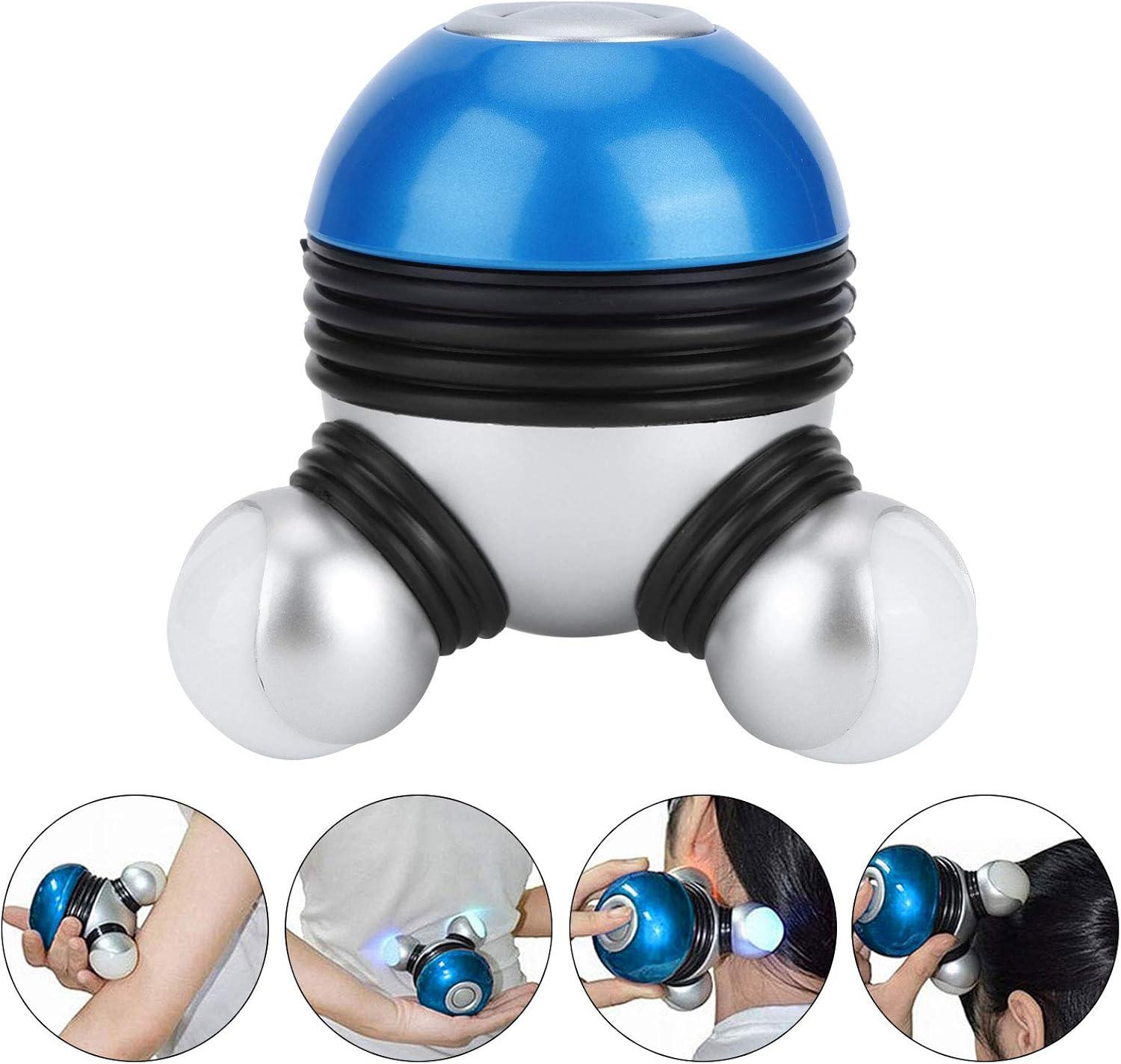 Portable Mini Neck & Body Massage Device - Vibration Massager with LED ...