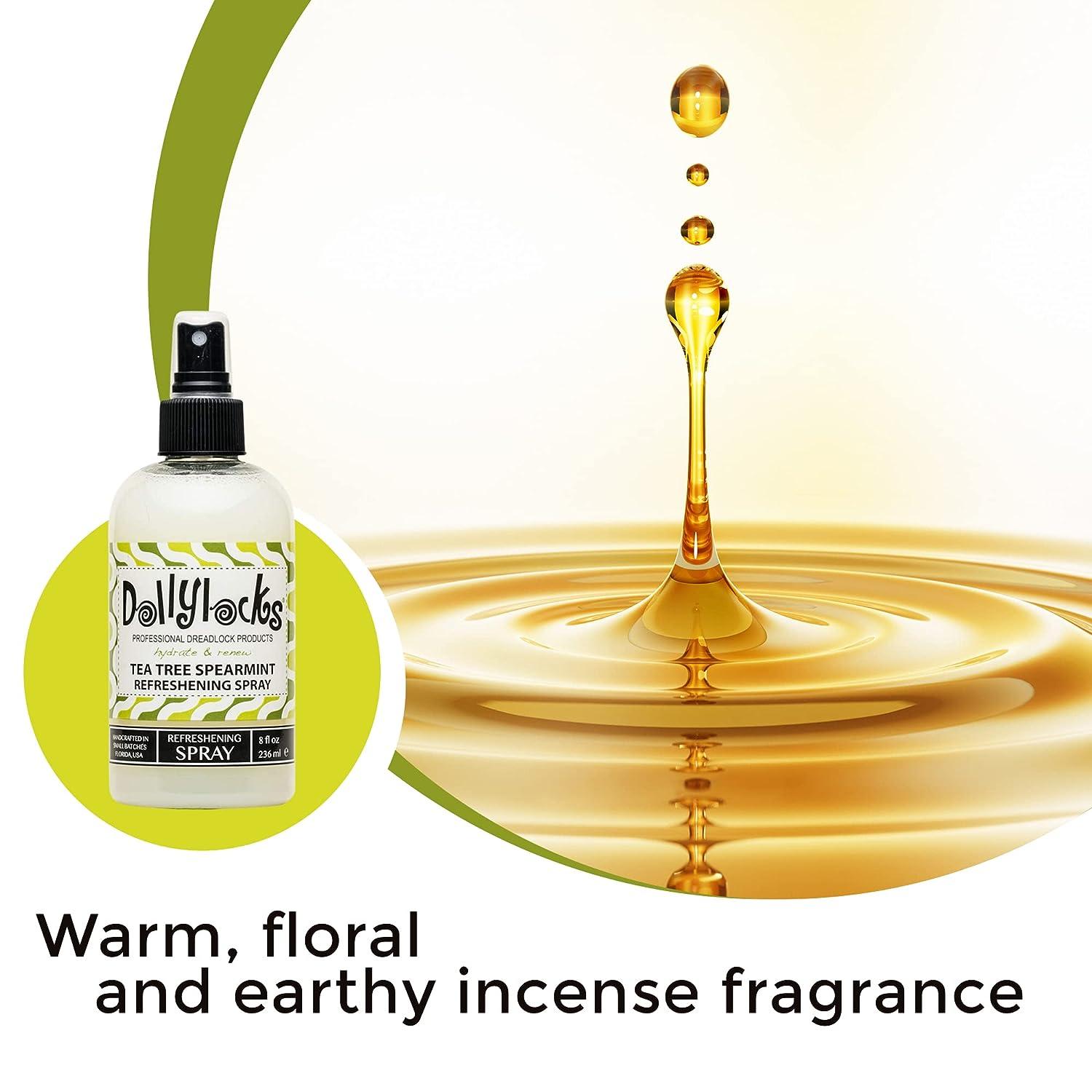 Organic Dreadlock Refreshening Spray - 8oz | Residue-Free Loc and Scalp ...