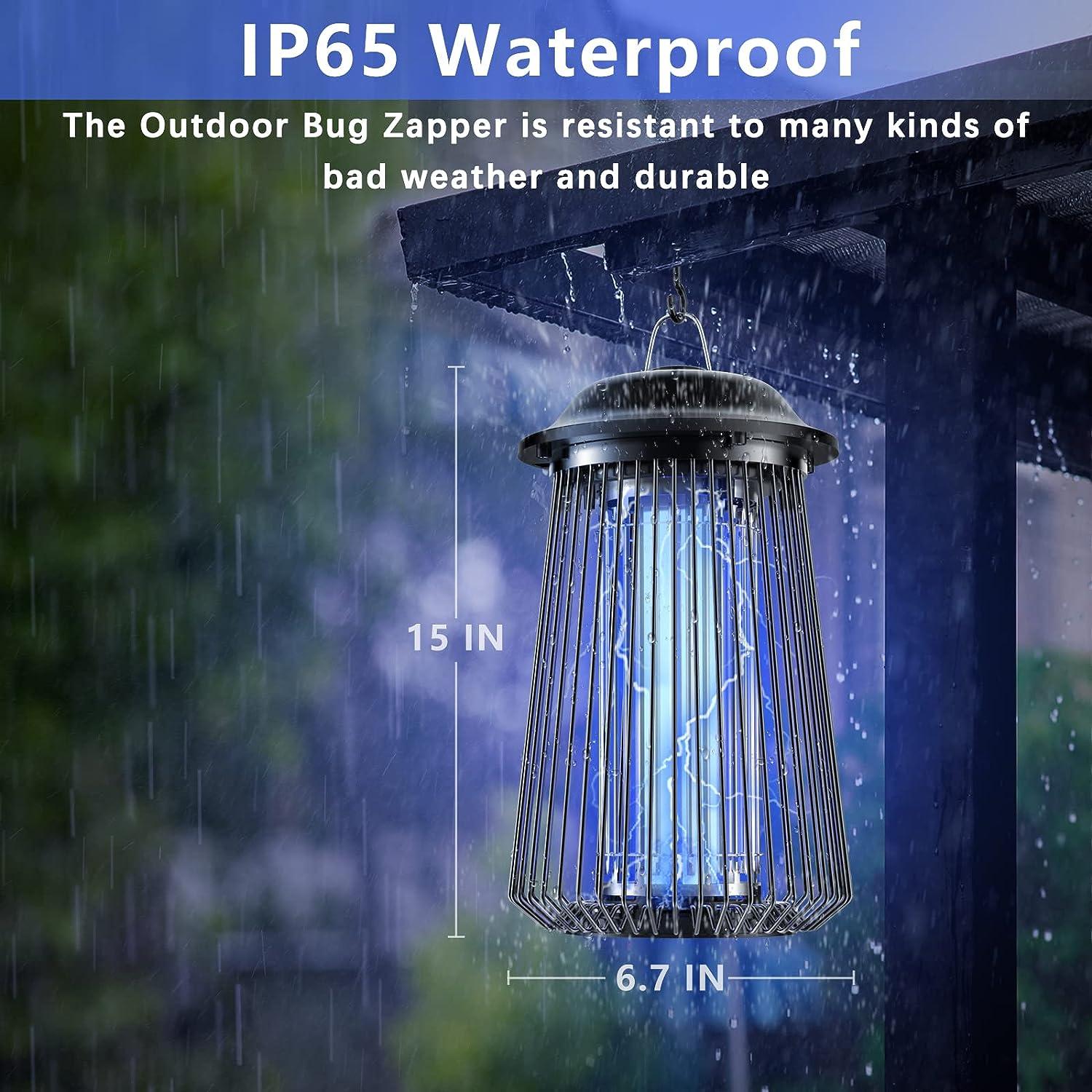 20W Electric Bug Zapper | Waterproof Metal Housing Mosquito Repellent ...