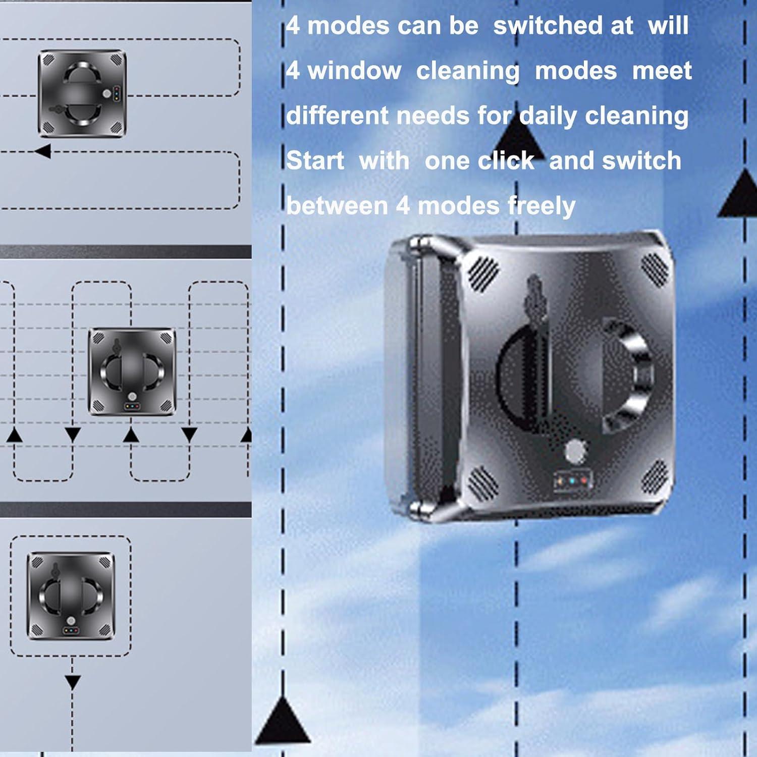 emobwdy Window Cleaner Robot With Auto Water Spray 3000pa Automatic ...