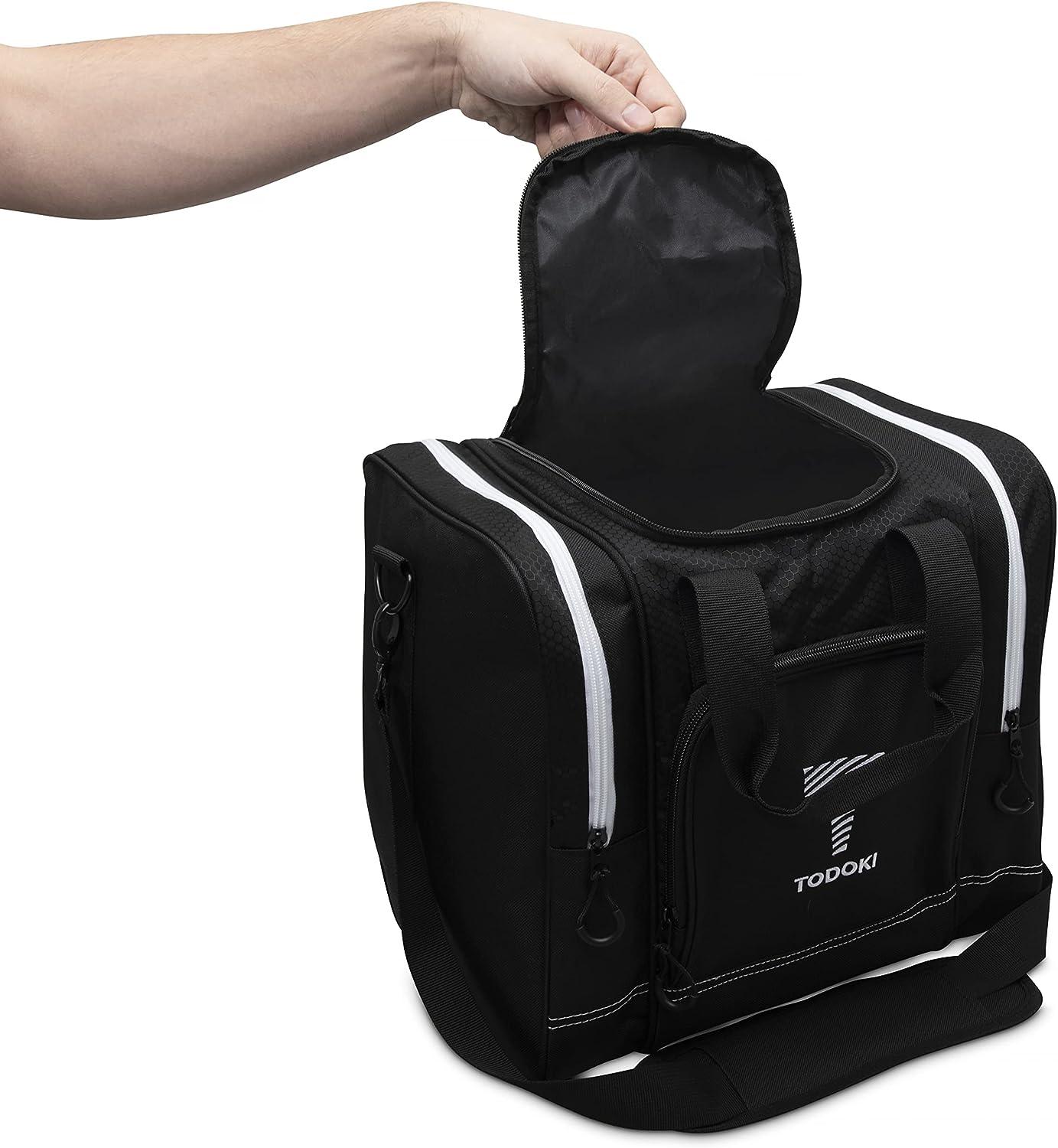 TODOKI Single Bowling Ball Bag with Padded Holder & Shoe Compartment ...