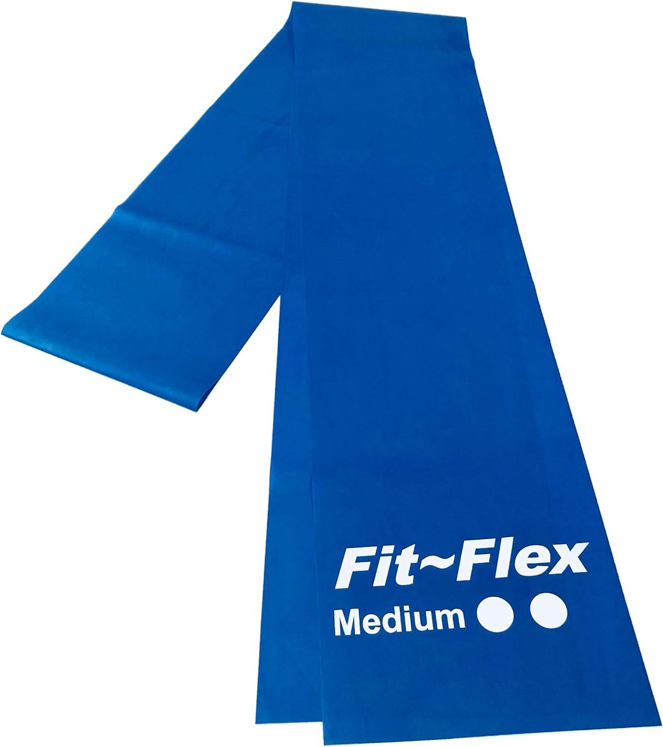 Fit-Flex Resistance Band - 2m Length - 3 Flex Options - Blue | Pilates ...