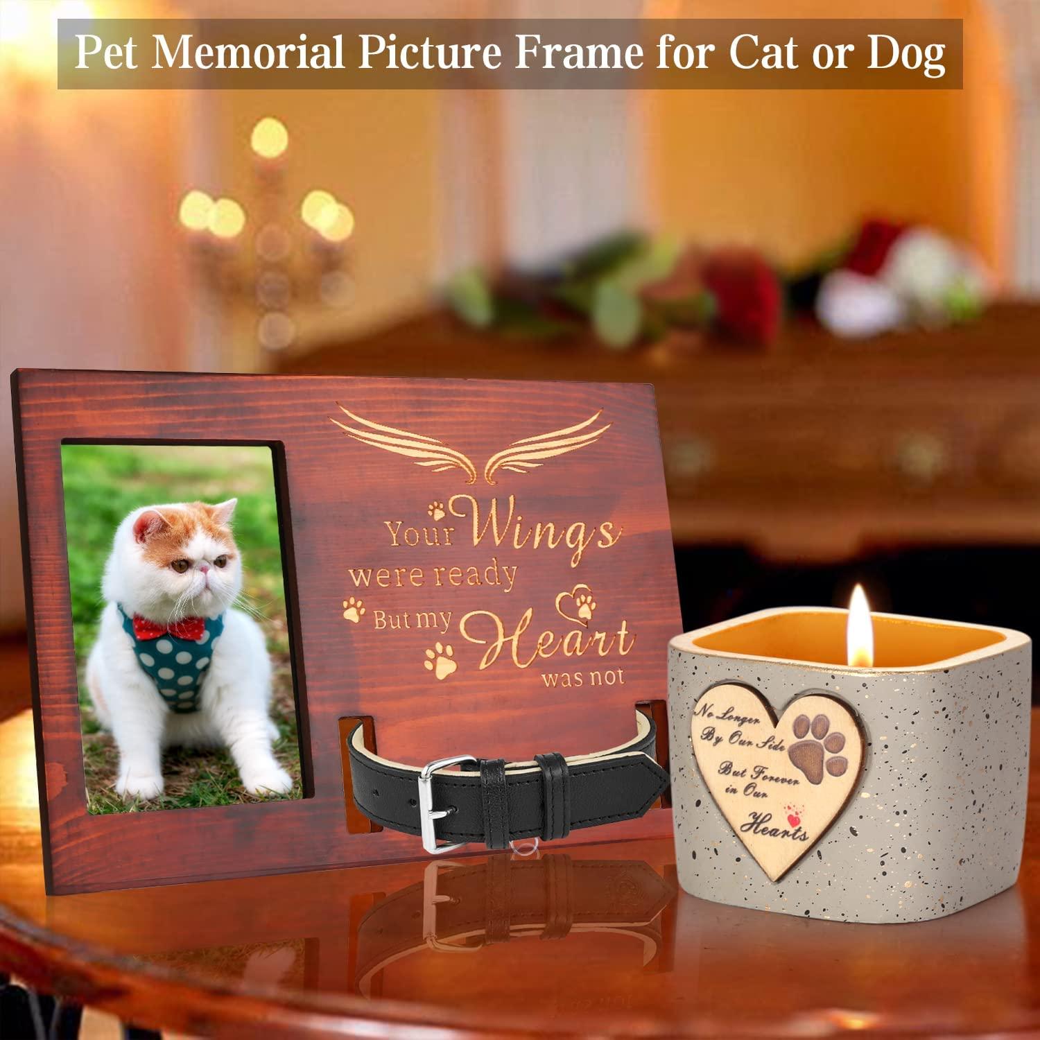 Personalized Wooden Pet Memorial Picture Frame for Cats and Dogs ...