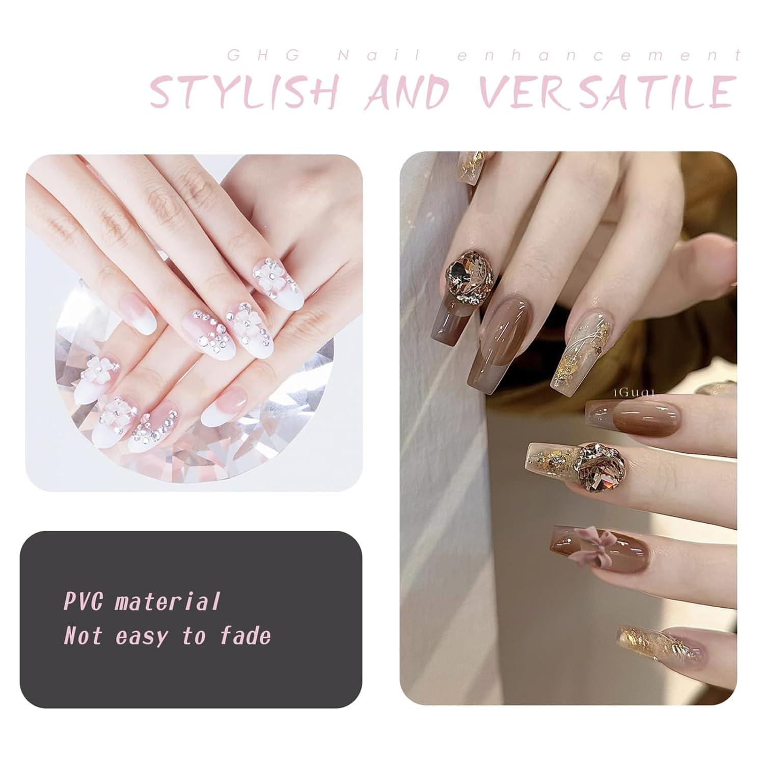 Runzister Colorful Loop Node Plug Stone Set - 3D Nail Trailer DIY ...