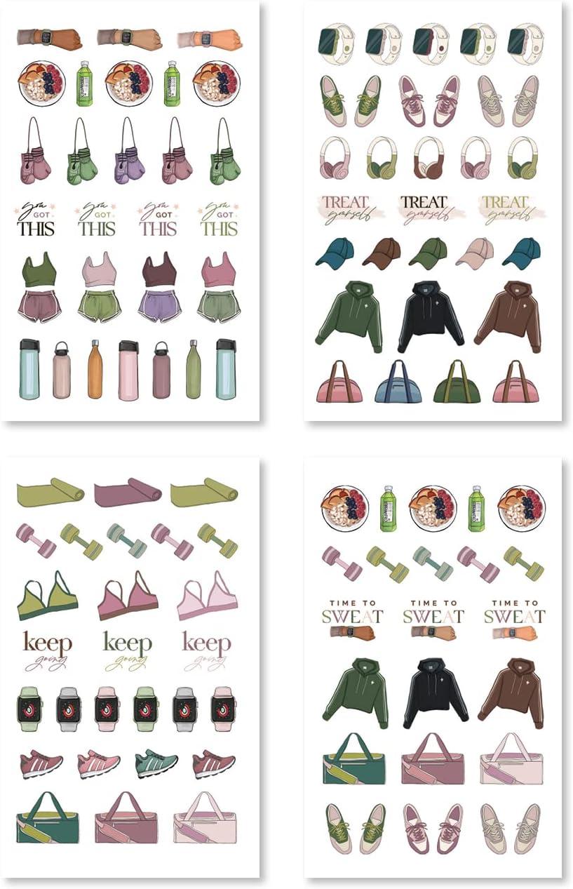 Rongrong Fitness Sticker Book - Get Motivated with Fun and Colorful ...