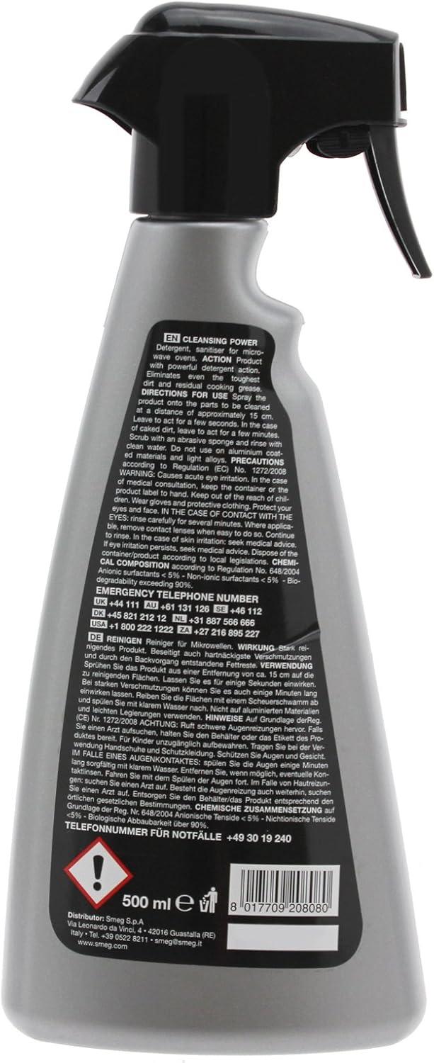 Smeg Genuine Microwave Oven Cleaner Cleaning Spray Bottle 500ml | Buy ...