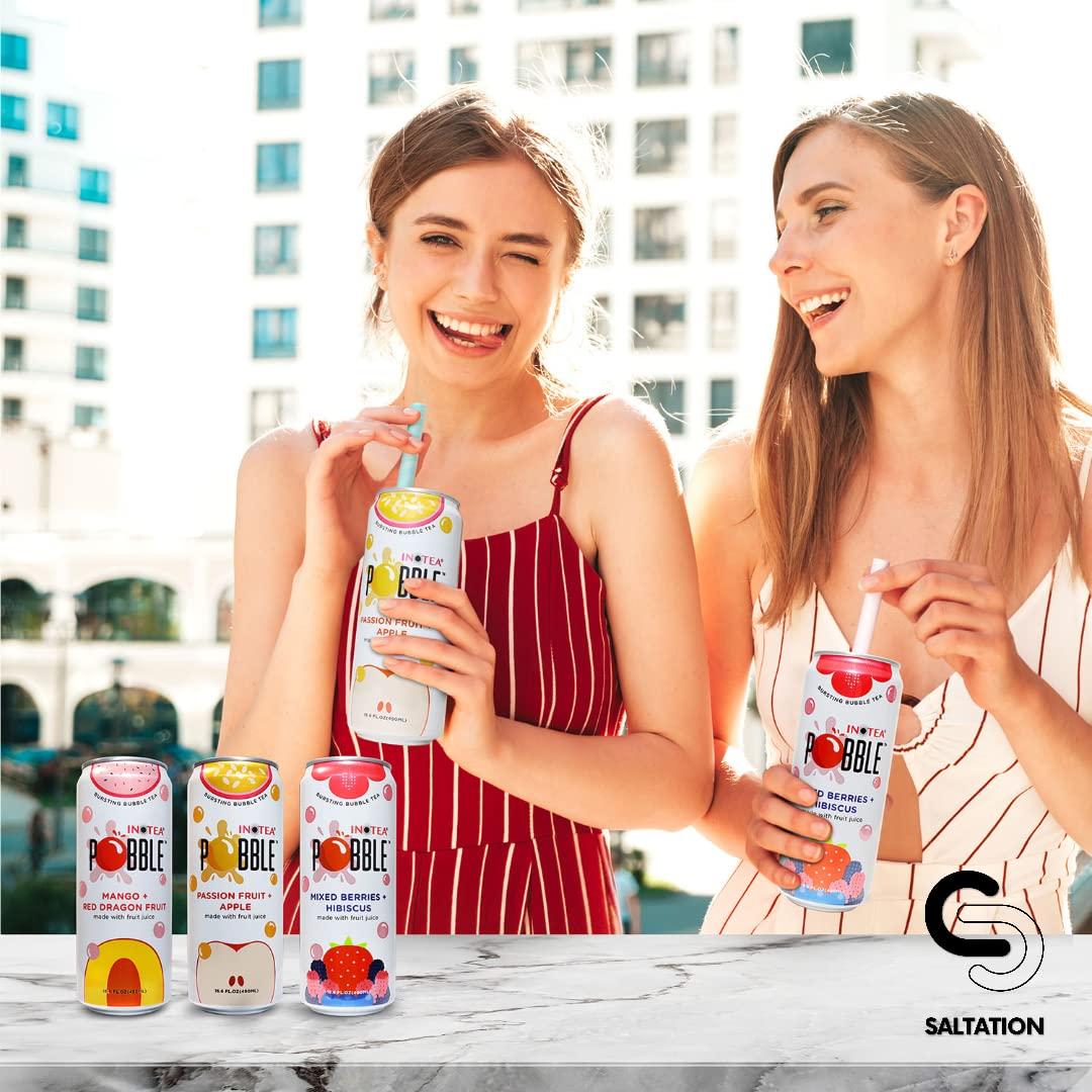 INOTEA POBBLE BURSTING BUBBLE TEA (6 Pack) with SALTATION Thank You ...