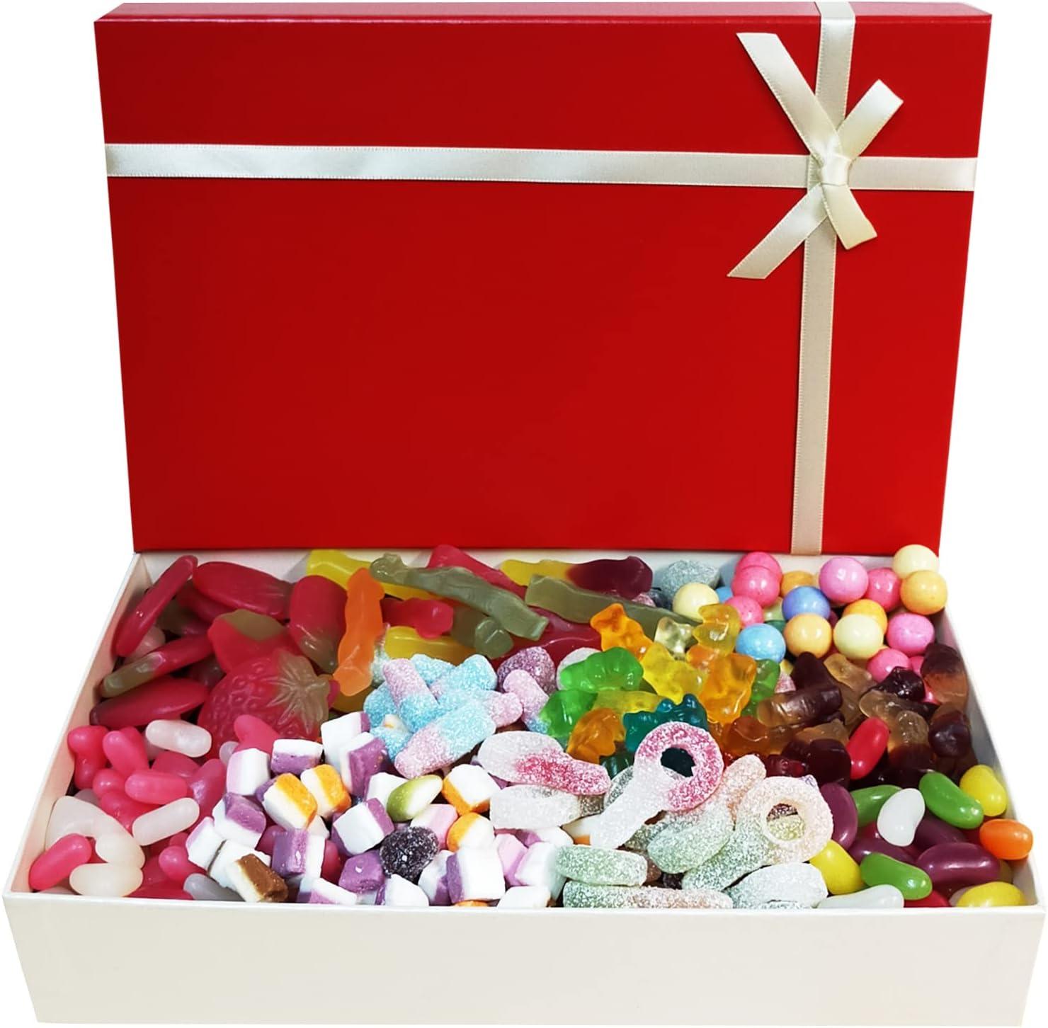 Pick & Mix Sweet Gift Box 1.1Kg Retro Sweets Fizzy Sour & Jelly Sweets ...