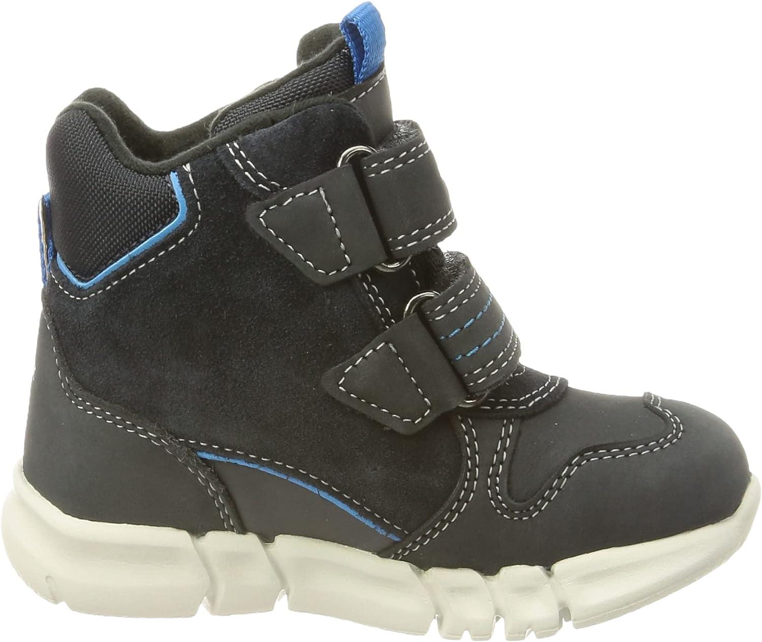 Geox Baby Flexyper Boy B ABX B Hi-Top Sneakers - Navy Sky (Size 5 UK Child)