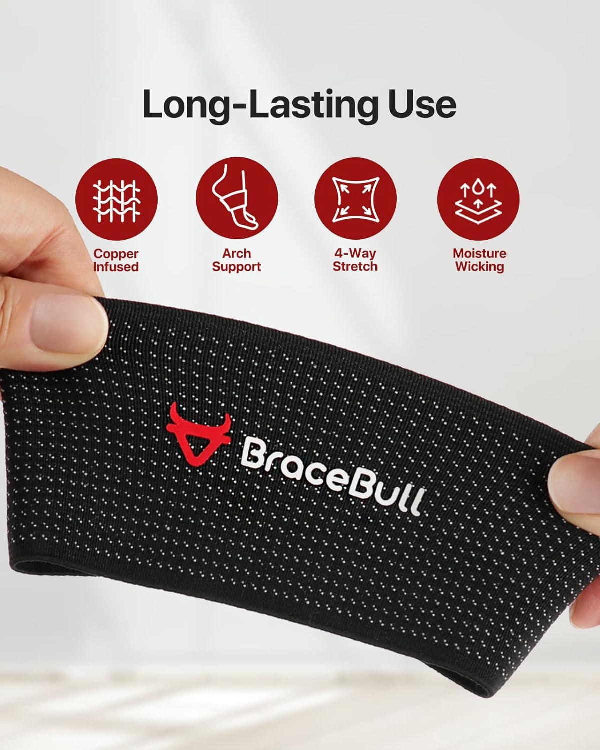 ZooNut Copper Arch Support Bands (2 Count) - Plantar Fasciitis Relief ...