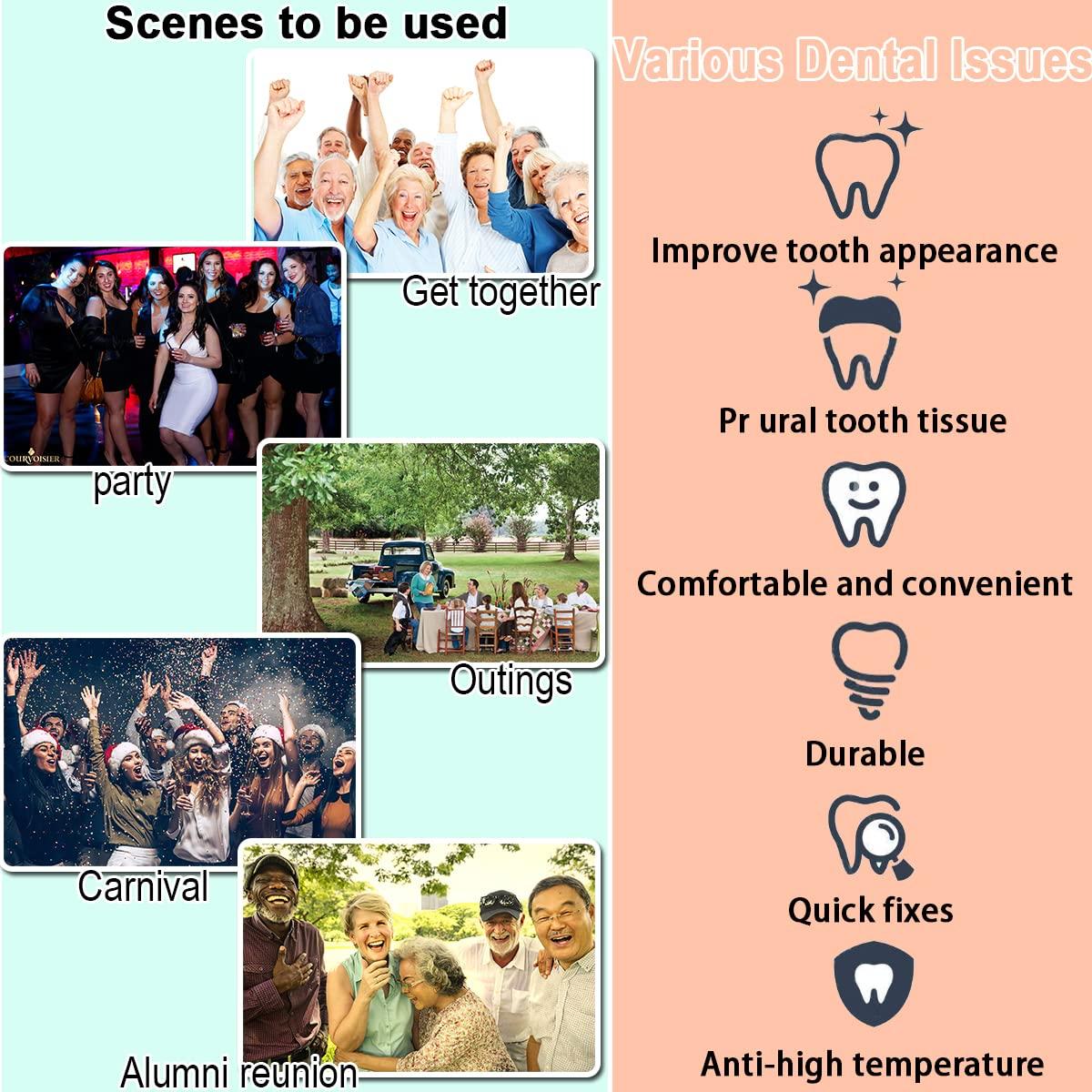 Temporary Tooth Repair Kit | DIY Fake Teeth Replacement Dentures - 30ml Bottle | Buy Now with ...