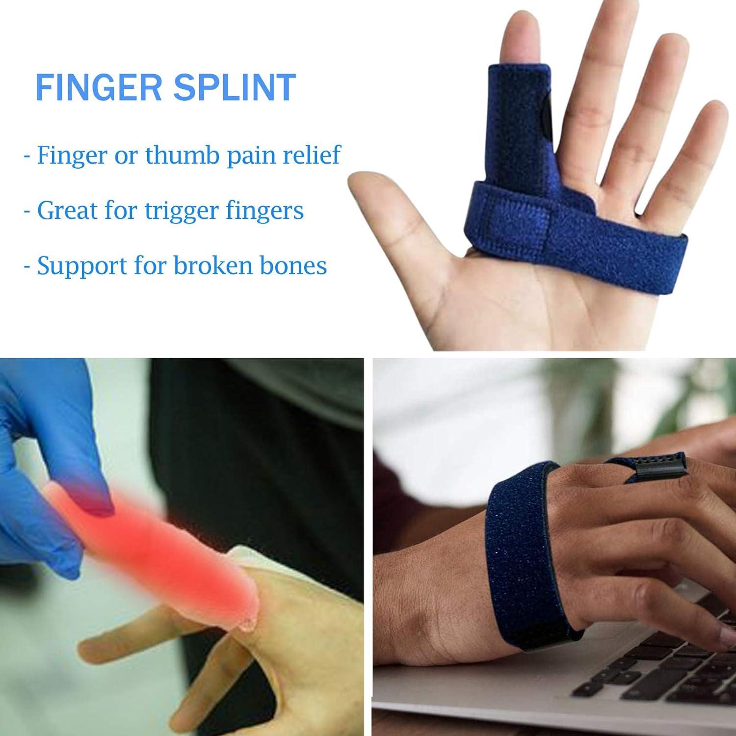 Adjustable Trigger Finger Splint Brace for Right/Left Hand ...