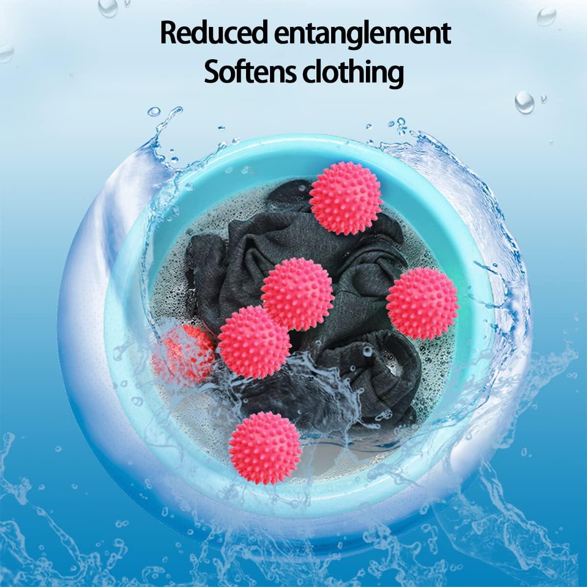 6 Pack Dryer Balls Dryer Tumble Balls Reusable can be Used to ...