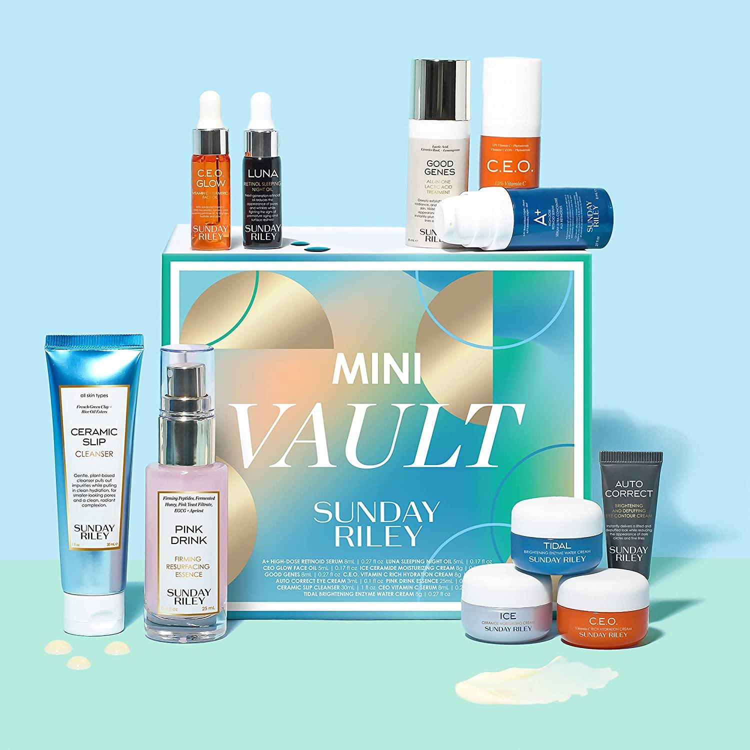 Sunday Riley Mini Vault Skincare Collection - Limited Edition - 1 ct ...