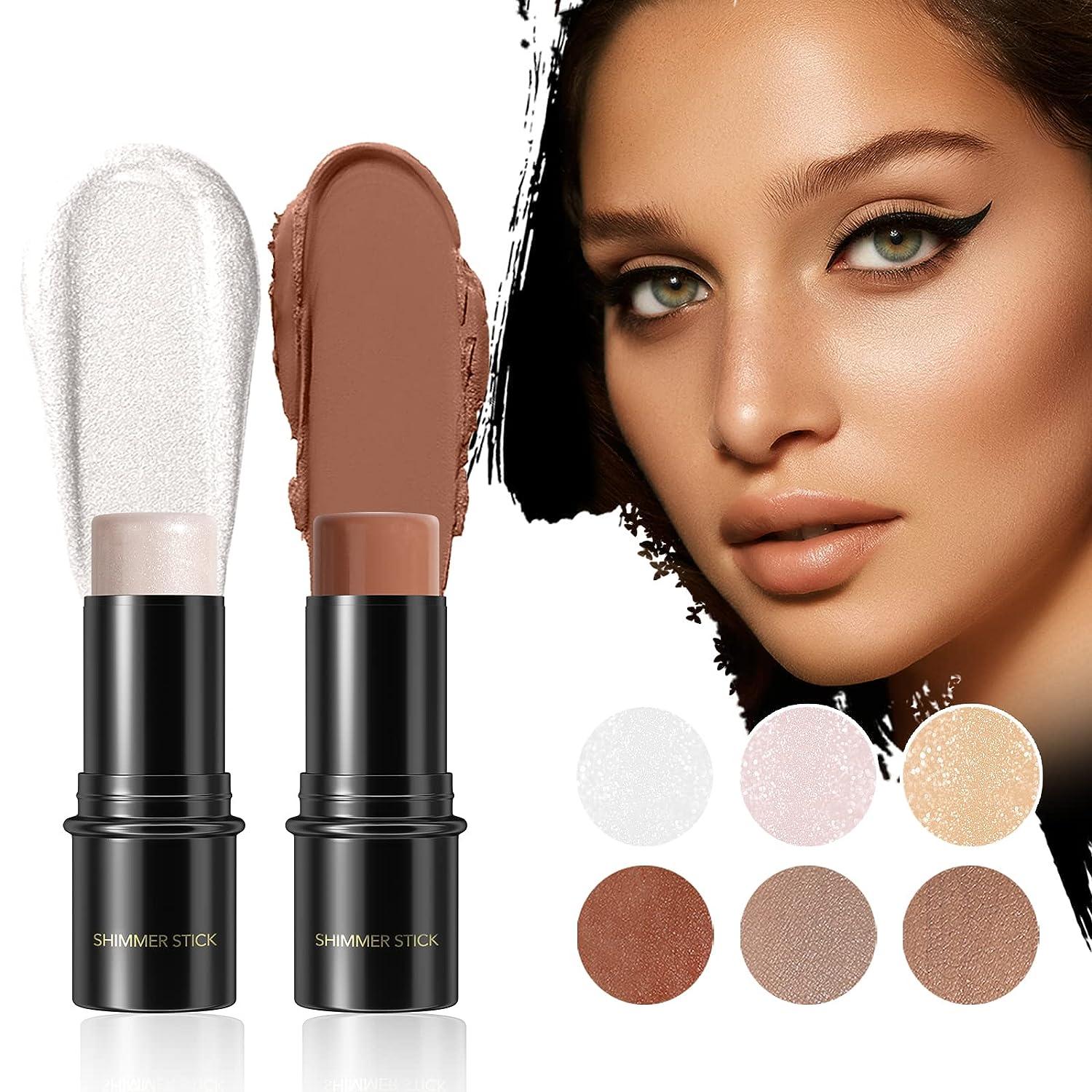 Wonder Stick Blonde/Mocha (03+08) Cream Contour Makeup for Face Shaping ...