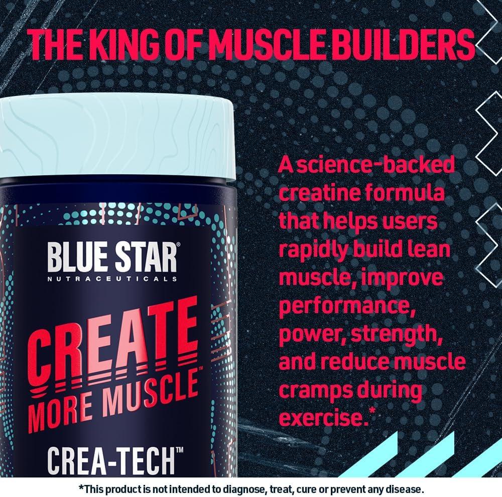 Blue Star Nutraceuticals CREA-TECH - Creapure Creatine Monohydrate - w ...