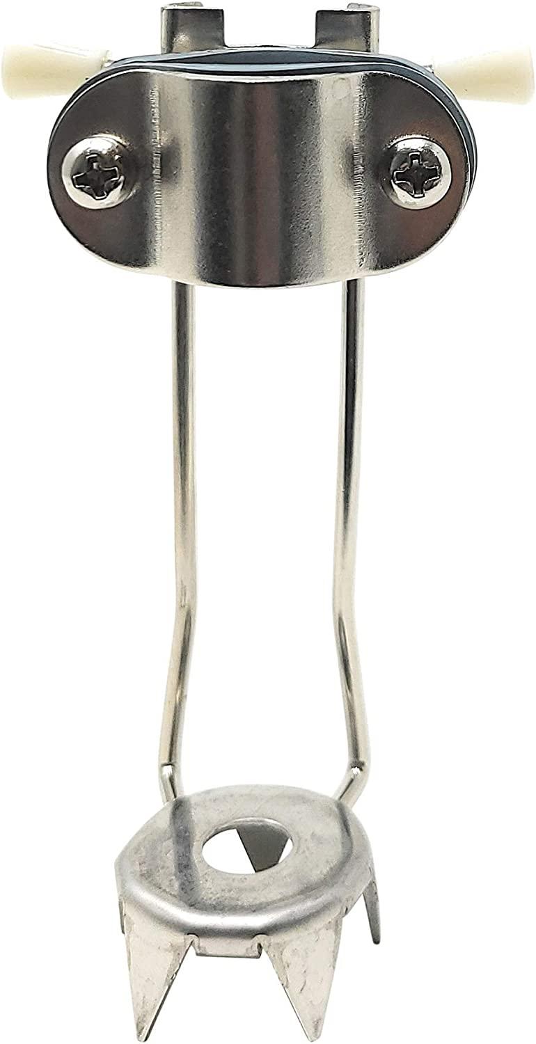 2-Pack Heavy Duty Metal 4-Prong Retractable Ice Cane Tip Attachment for ...
