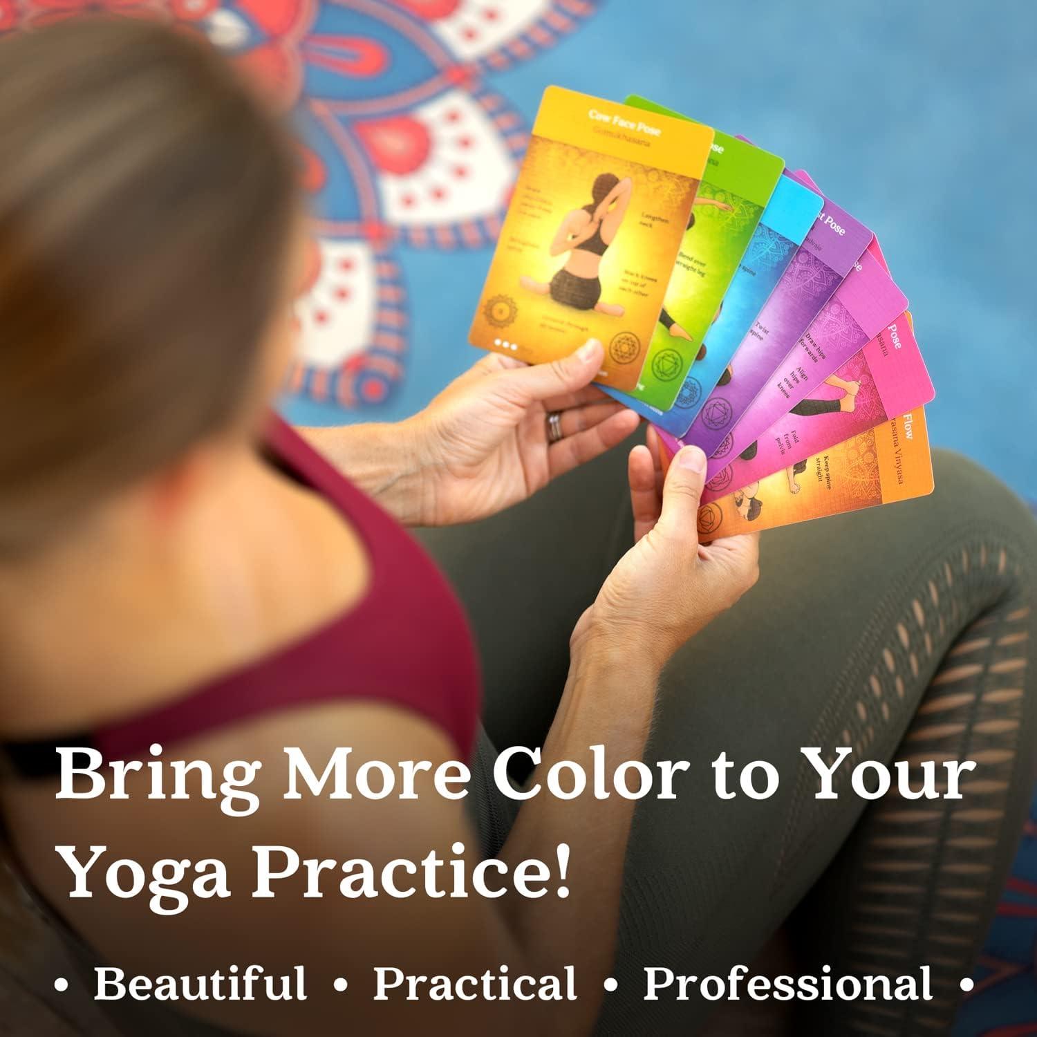 Premium Yoga Cards by Asana Moon: 120+ Poses & Sequencing Deck with ...