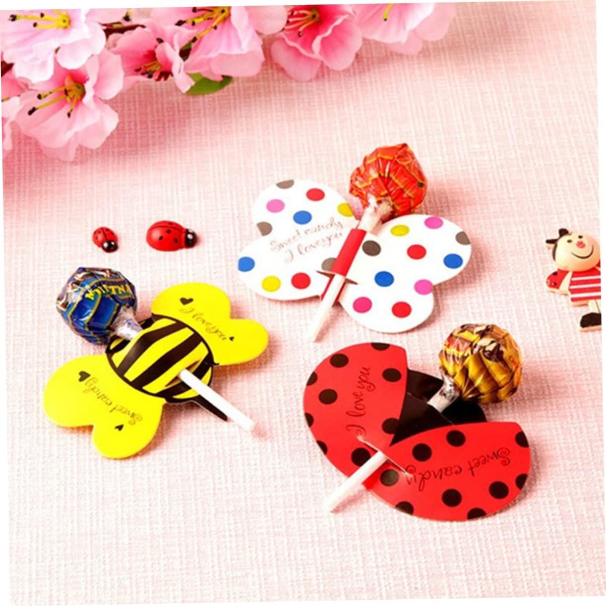 Zerodeko Candy Package 100pcs Lollipop Message for Lollipop Decorate ...