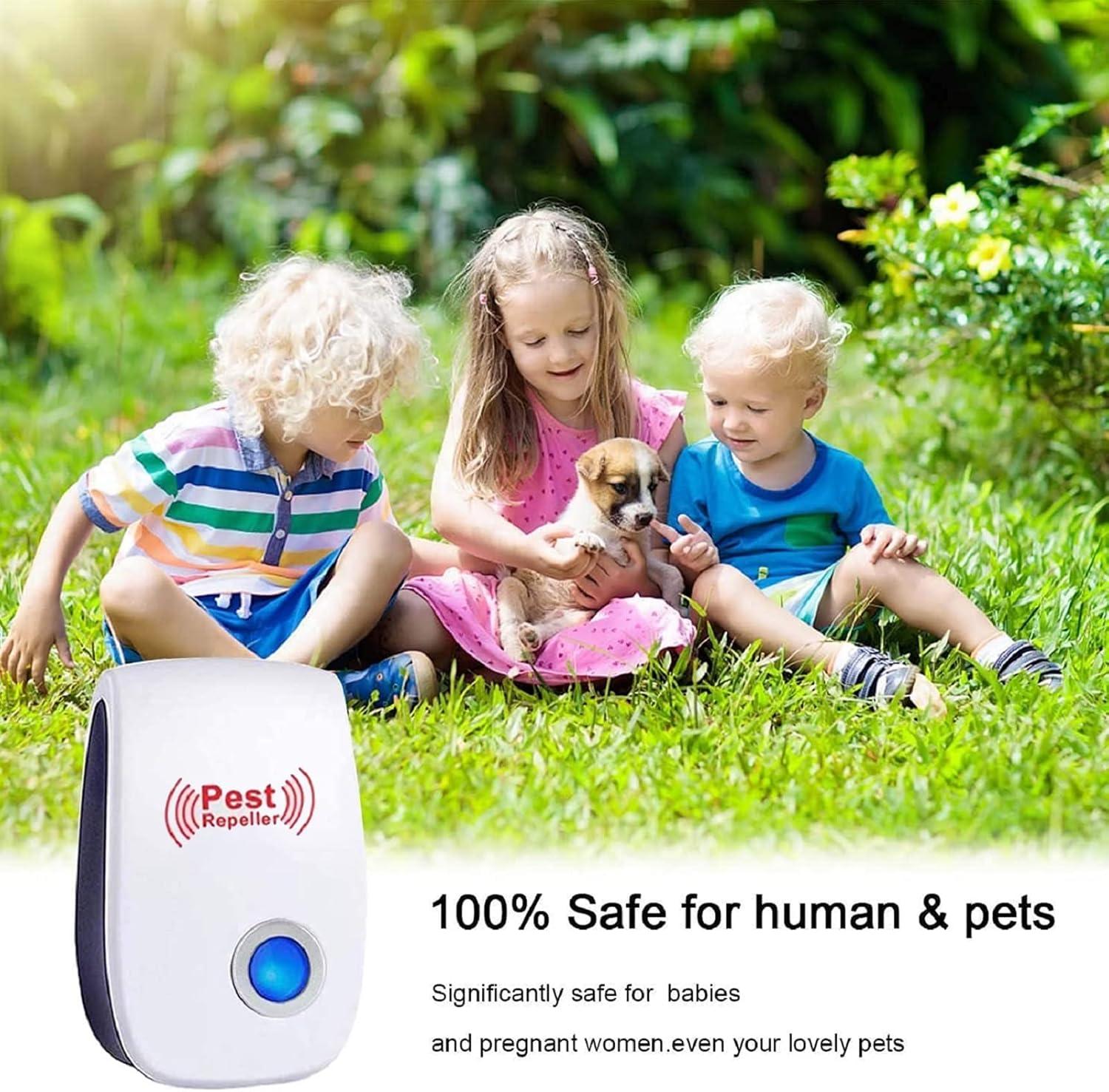 Ultrasound Pest Control - 6 Piece Electronic Mosquito & Insect Defense ...