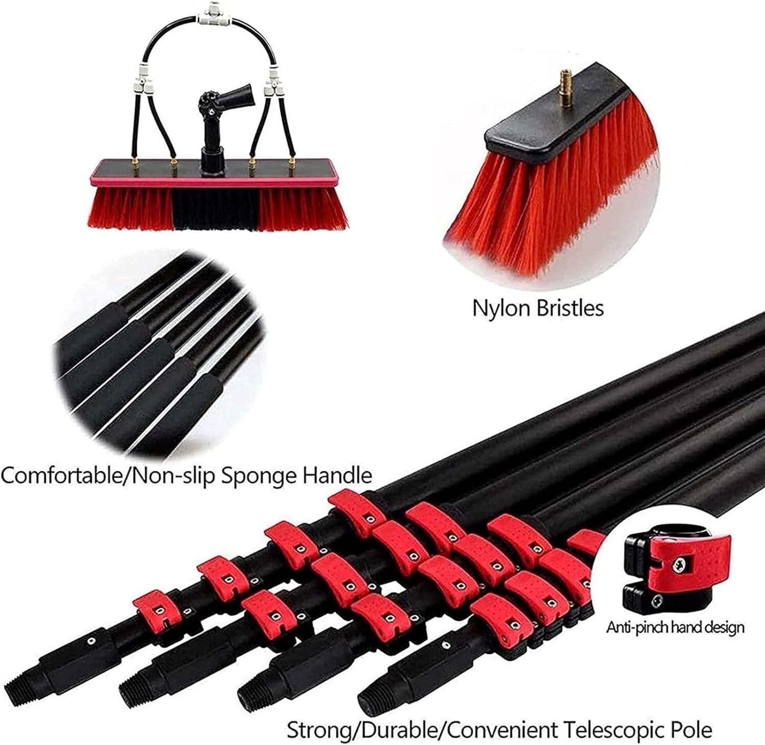 Telescopic Window Cleaner Water Fed Pole Kit Window Cleaning Pole Water ...