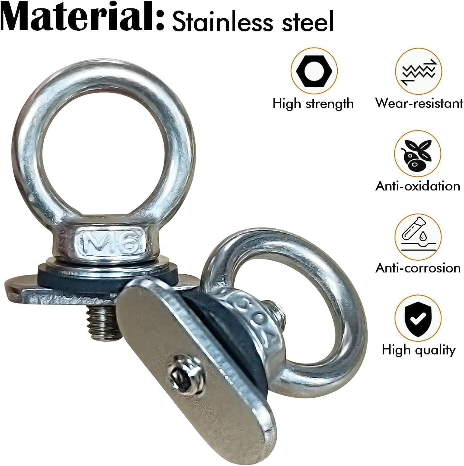 Eupheng Track Mount Kayak Tie Down Eyelet - 6 Piece Hardware Kit for ...