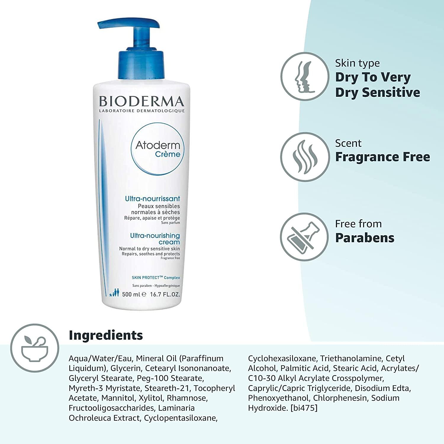 Buy Bioderma Atoderm Ultra-Nourishing Cream 16.7 fl oz - Intensive ...