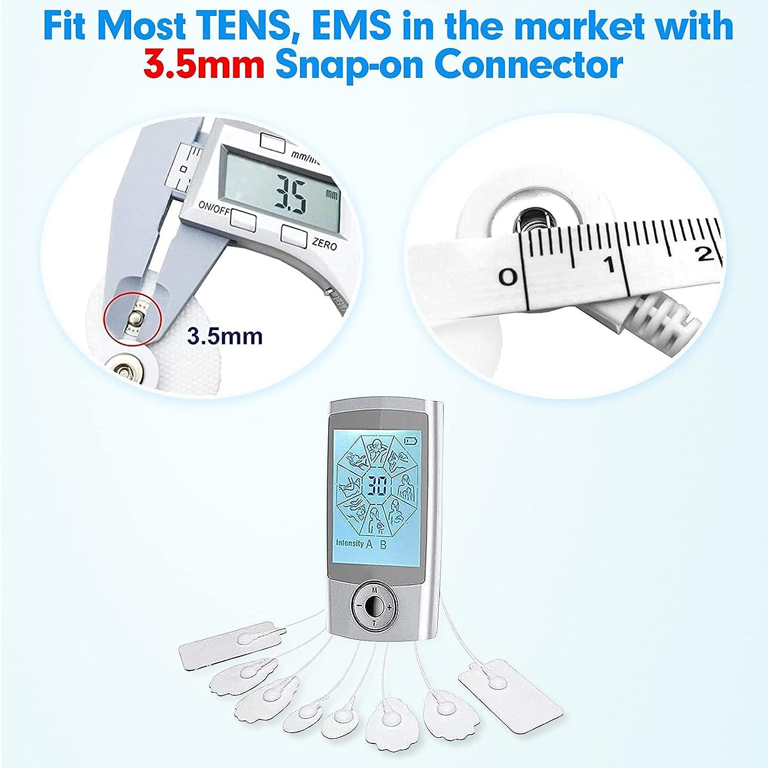 20 Pieces TENS Unit Pads Replacement Adhesive Electrodes for TENS ...