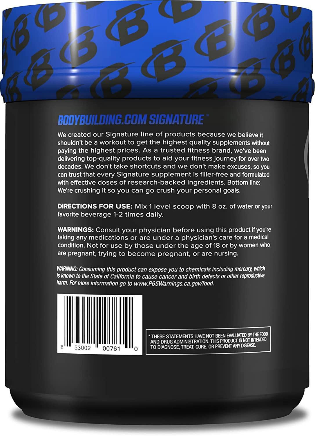 Bodybuilding.com Signature Creatine Monohydrate Powder - 400g - Muscle ...