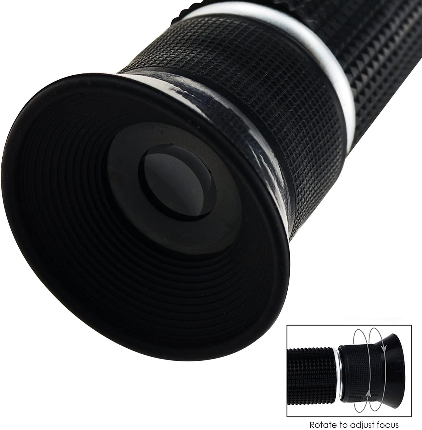 Veterinary Clinical Refractometer with ATC - Tri-Scale Serum Protein ...