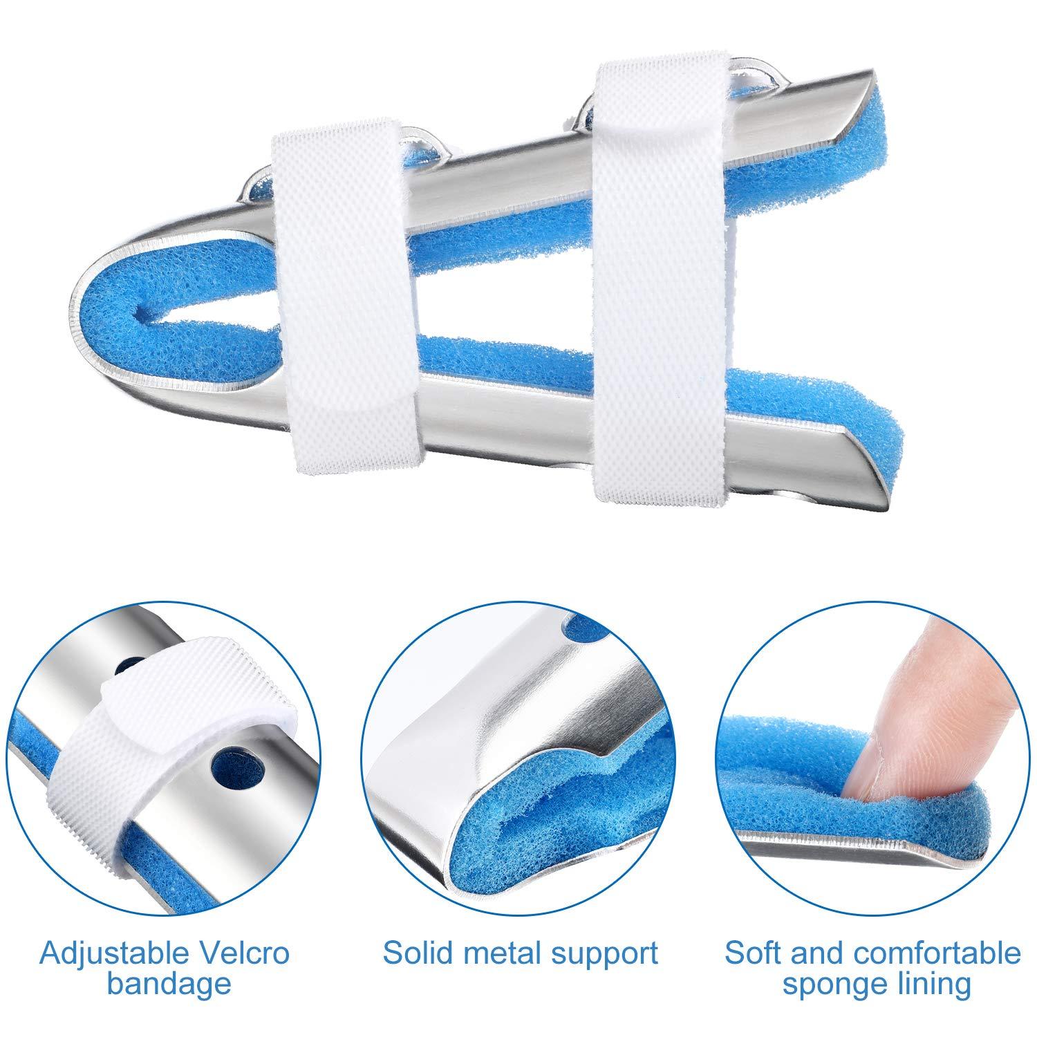 Finger Splint Metal Support for Adults & Children - 10 Piece Set in ...