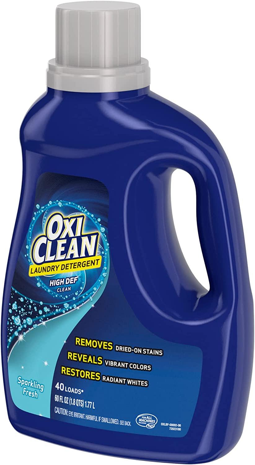 OxiClean High Def Sparkling Fresh Liquid Laundry Detergent 60 oz ...