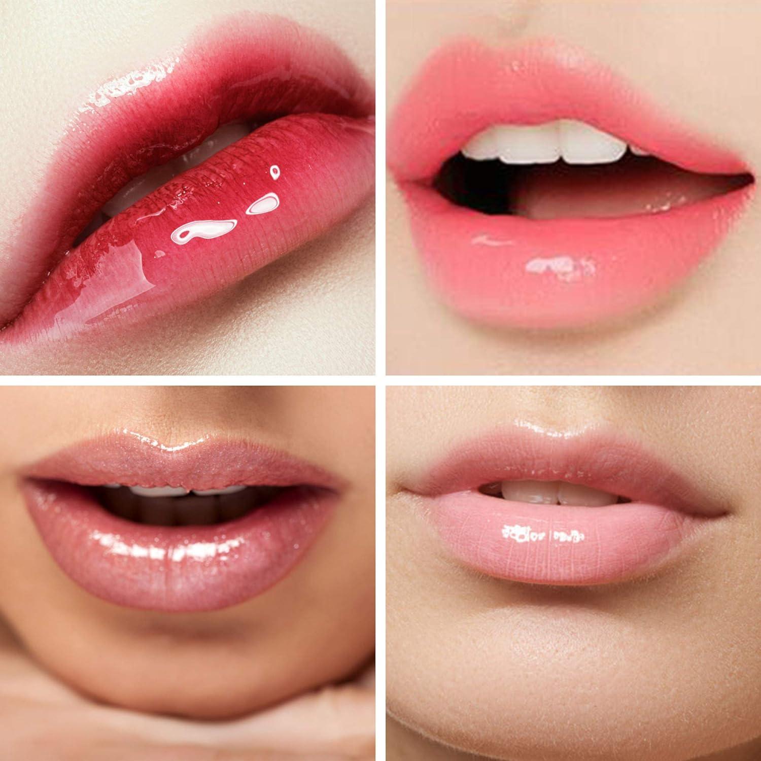 Delisoul Pink Collagen Lip Masks - 20 Pack Nourishing Moisturizing Gel ...