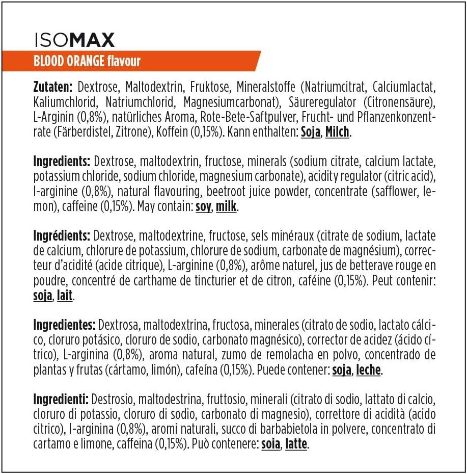 Powerbar Isomax Blood Orange 1200g - Isotonic sports drink - 5 ...