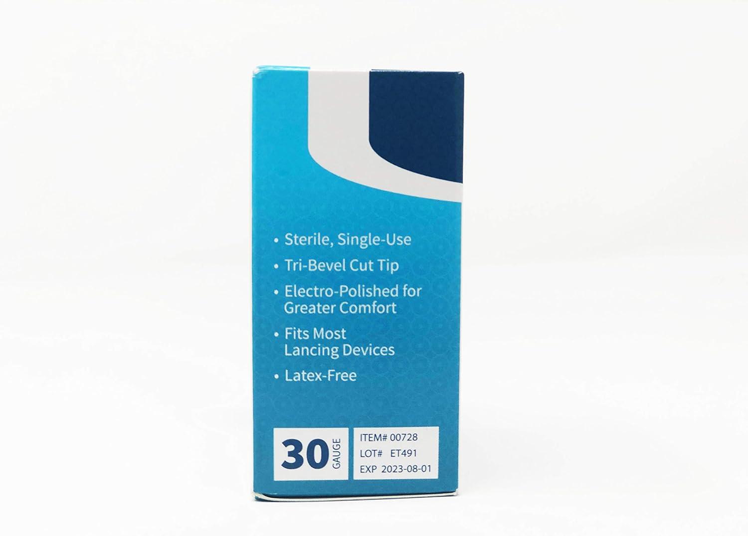 AIMSCO 30 Gauge Twist Lancets - 100 Count: High-Quality Diabetes ...