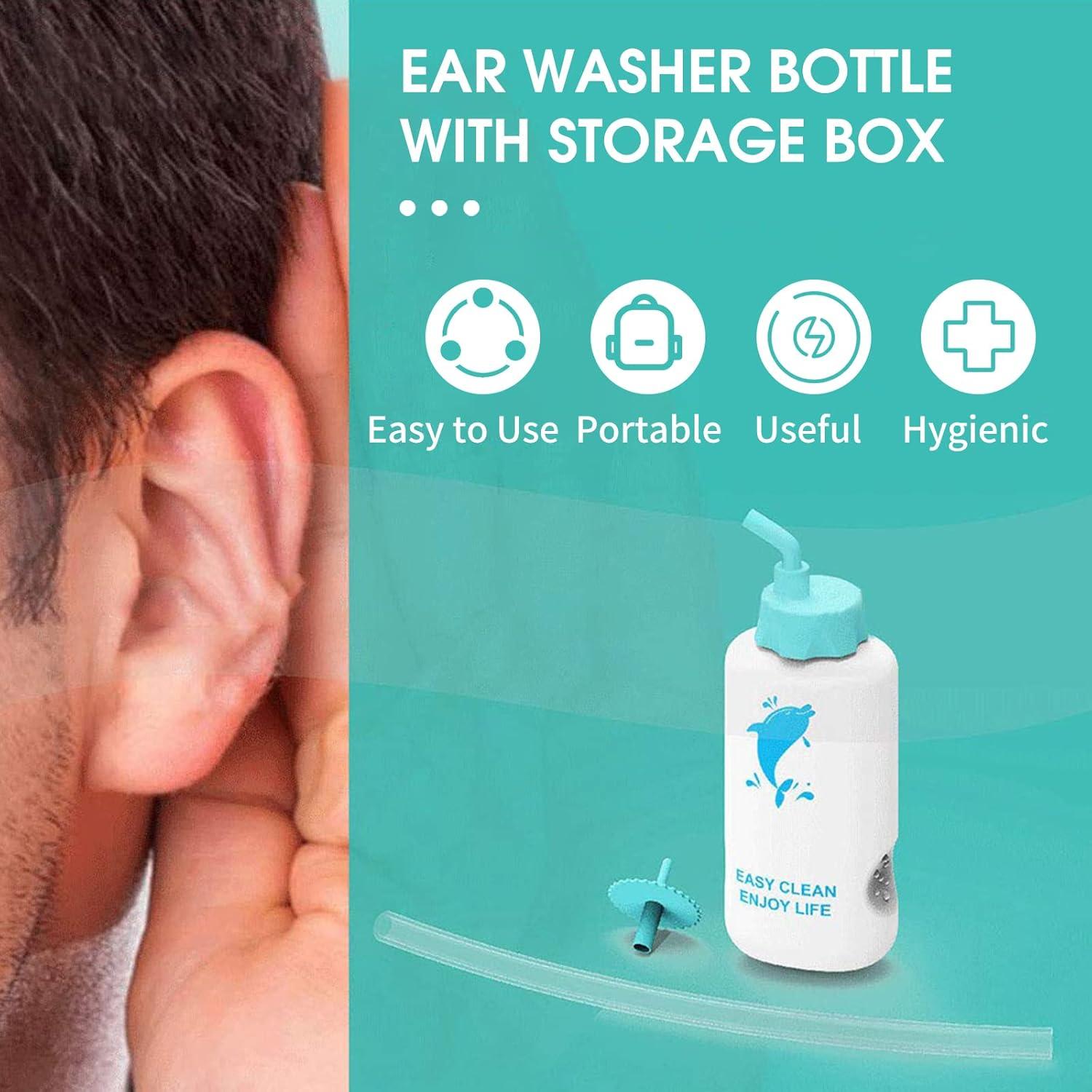 COMETX Ear Washer Bottle with Storage Box Flexible Ear ing Kit with ...