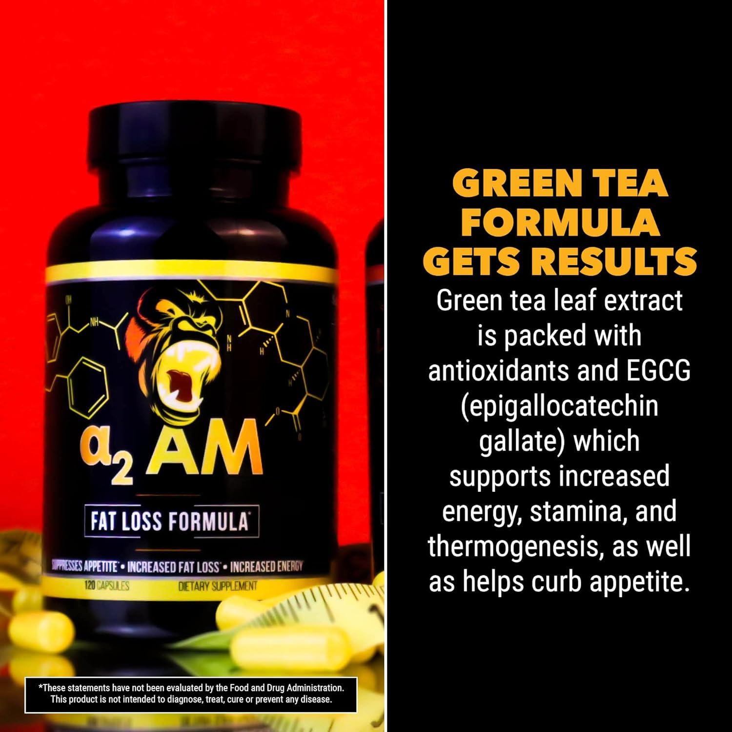 Gorilla Mind A2 AM Fat Burner Capsules - Advanced Formula for Fat Loss ...