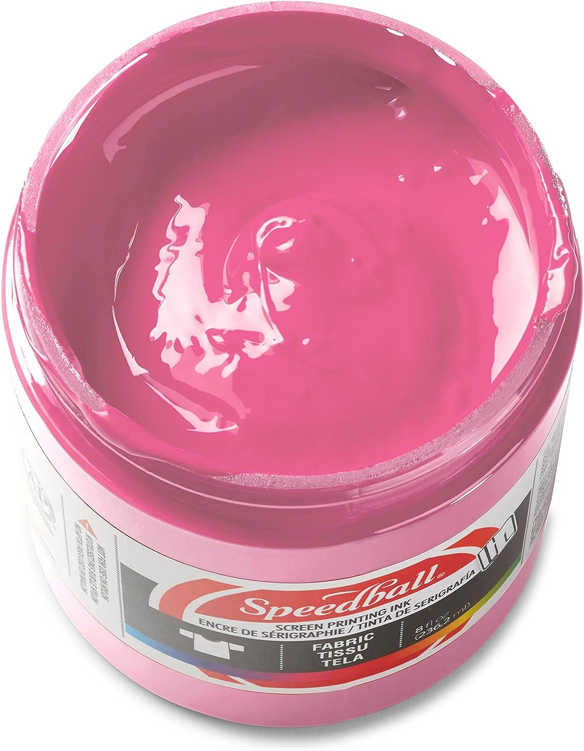 Speedball Fabric Screen Printing Ink 8 oz - Cotton Candy Pink | Buy Now ...