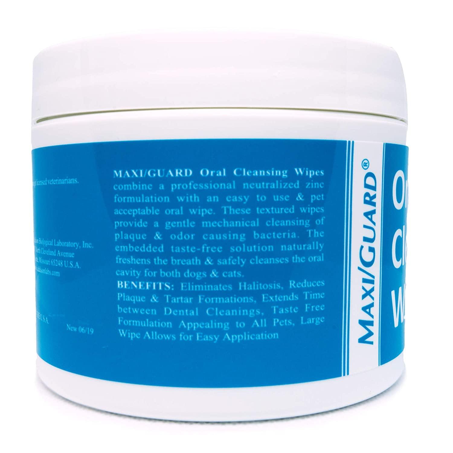 MAXI/GUARD Oral Cleansing Wipes 100ct - Dental Care for Pets | Buy Now ...