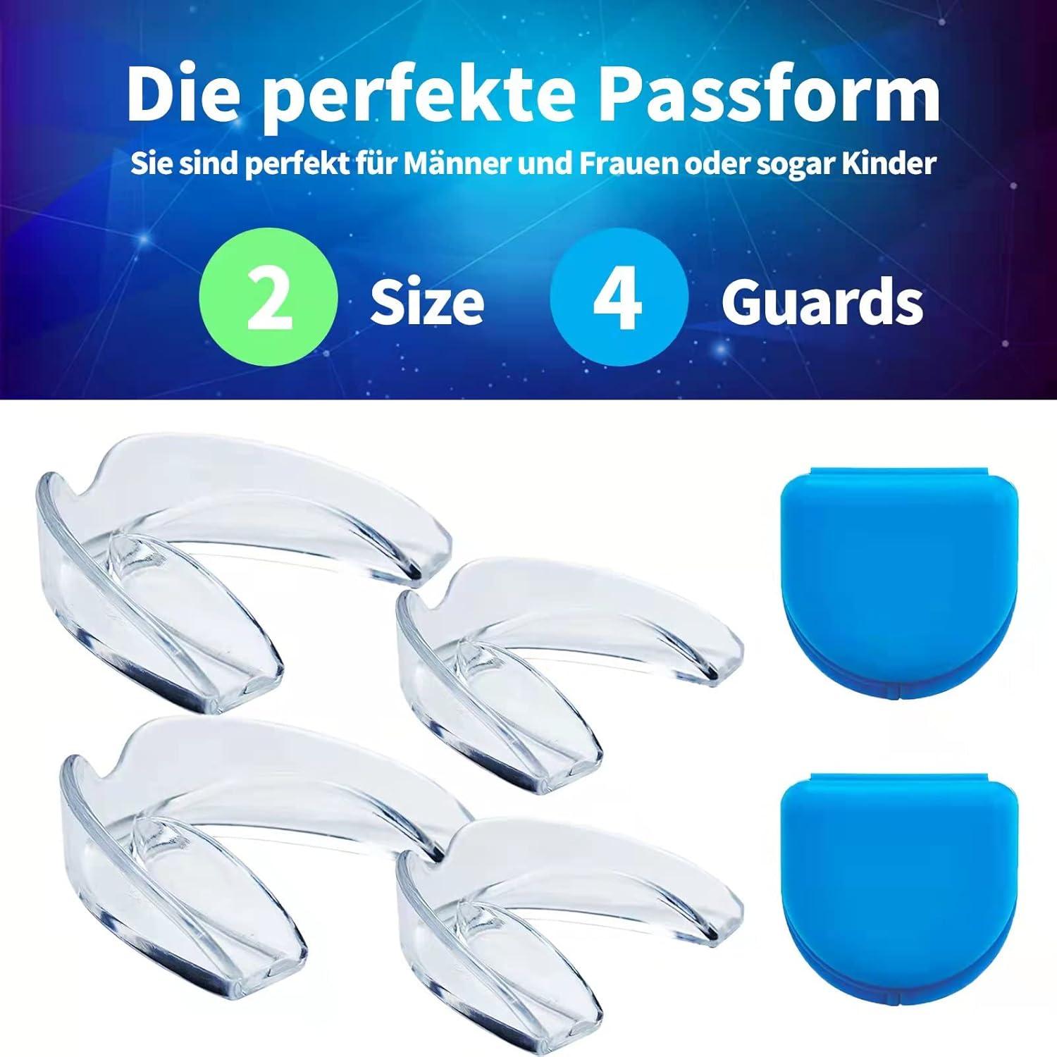 4x BPA-Free Tooth Rail Crunching - Amherand Comfortable Bite Rail for ...